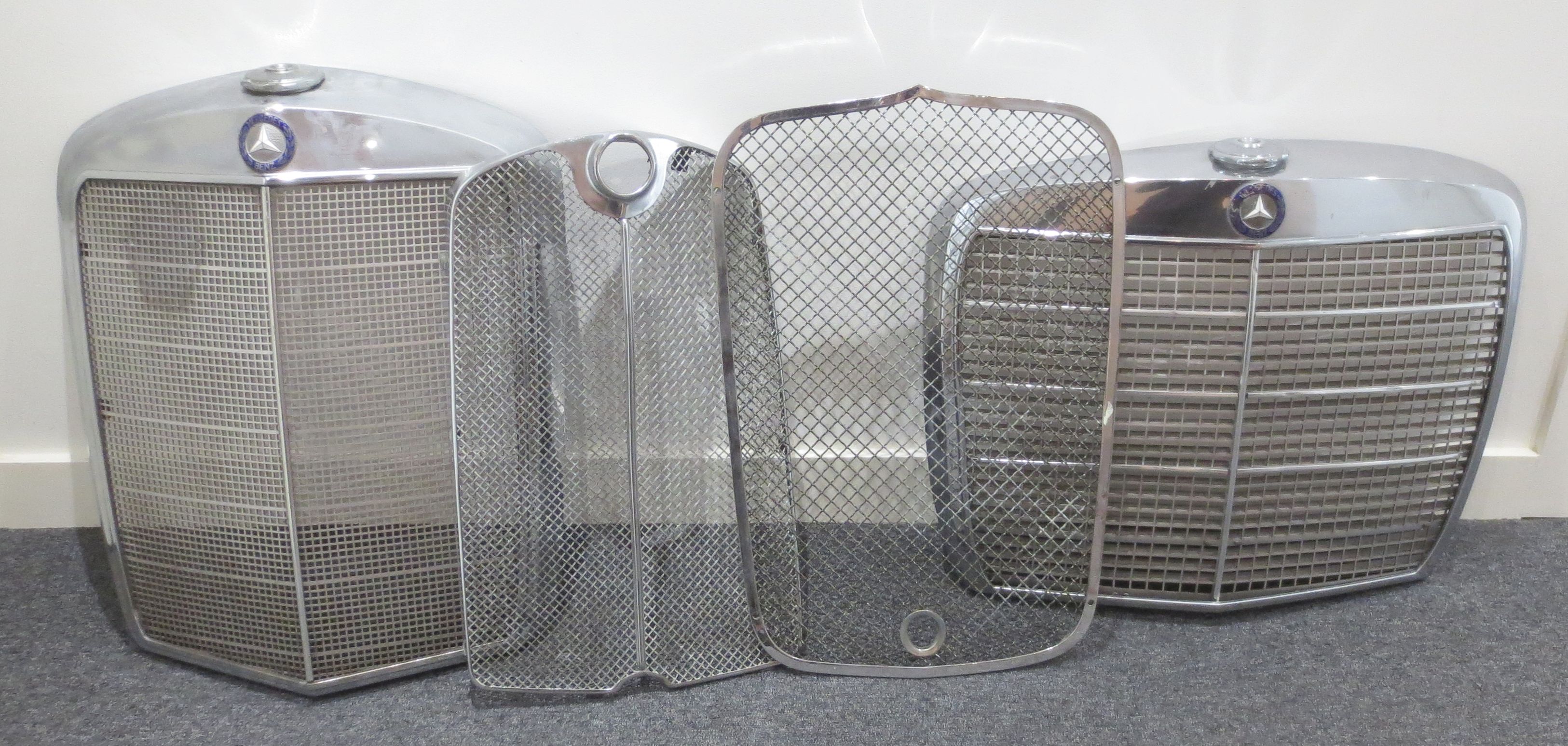 Bonhams Cars : Two post-War Mercedes-Benz radiator grilles, ((4))