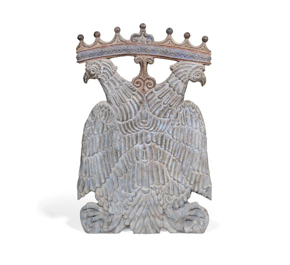 Bonhams : A Northern Italian or South German carved and painted wood ...