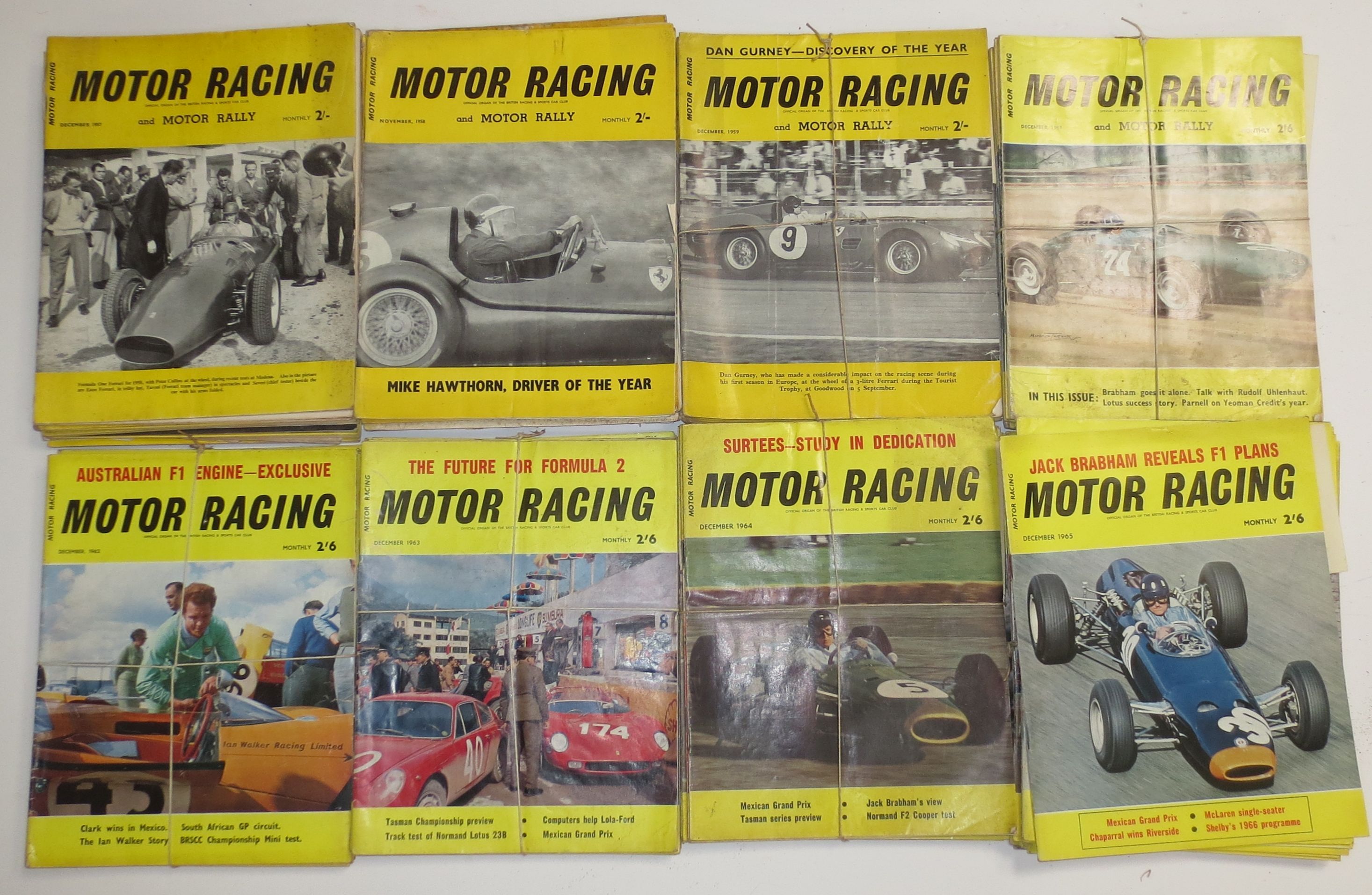 Bonhams Cars : Motor Racing magazine: assorted loose issues 1957-1965 ...