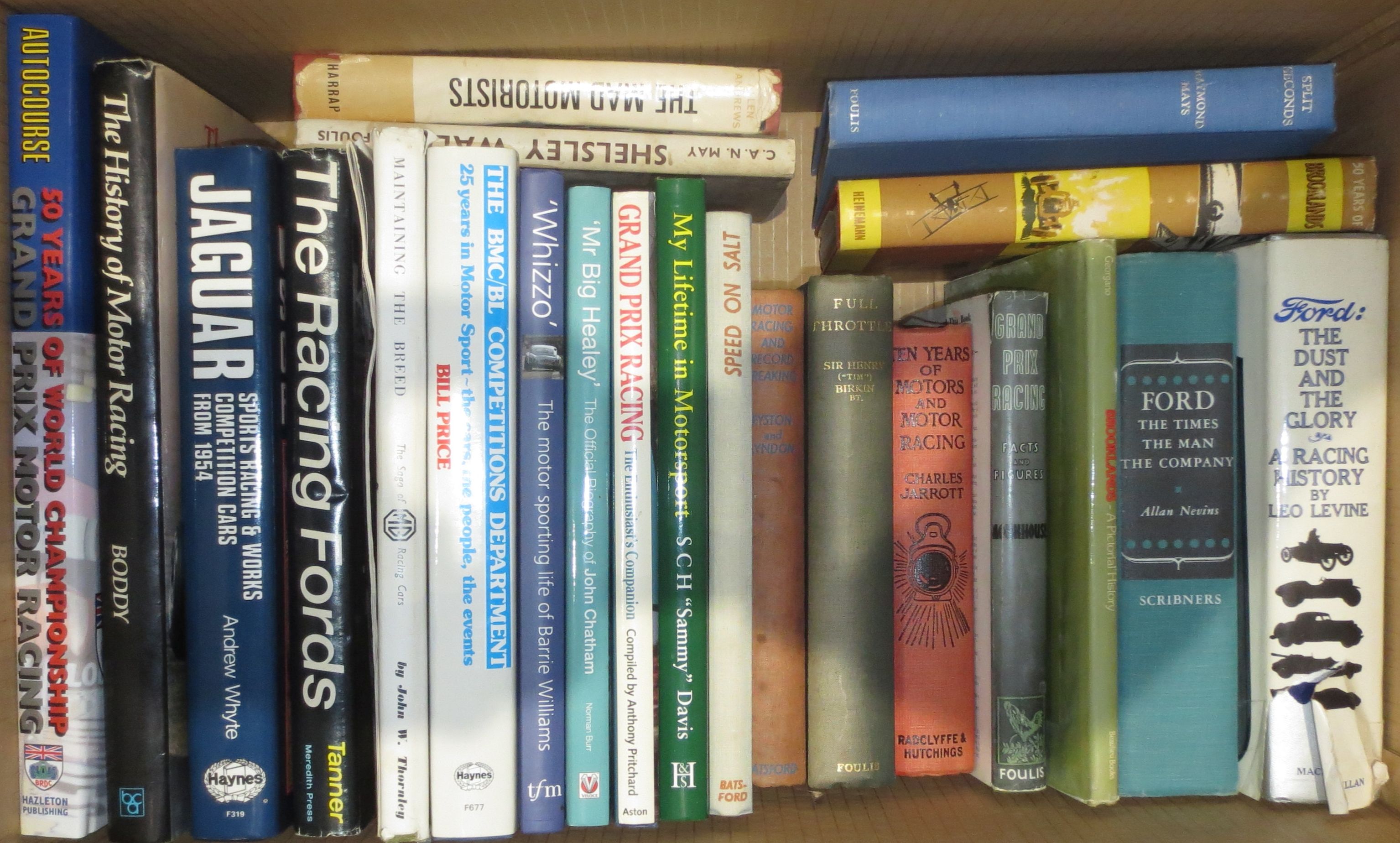 Bonhams Cars : Assorted motor racing books, ((Qty))
