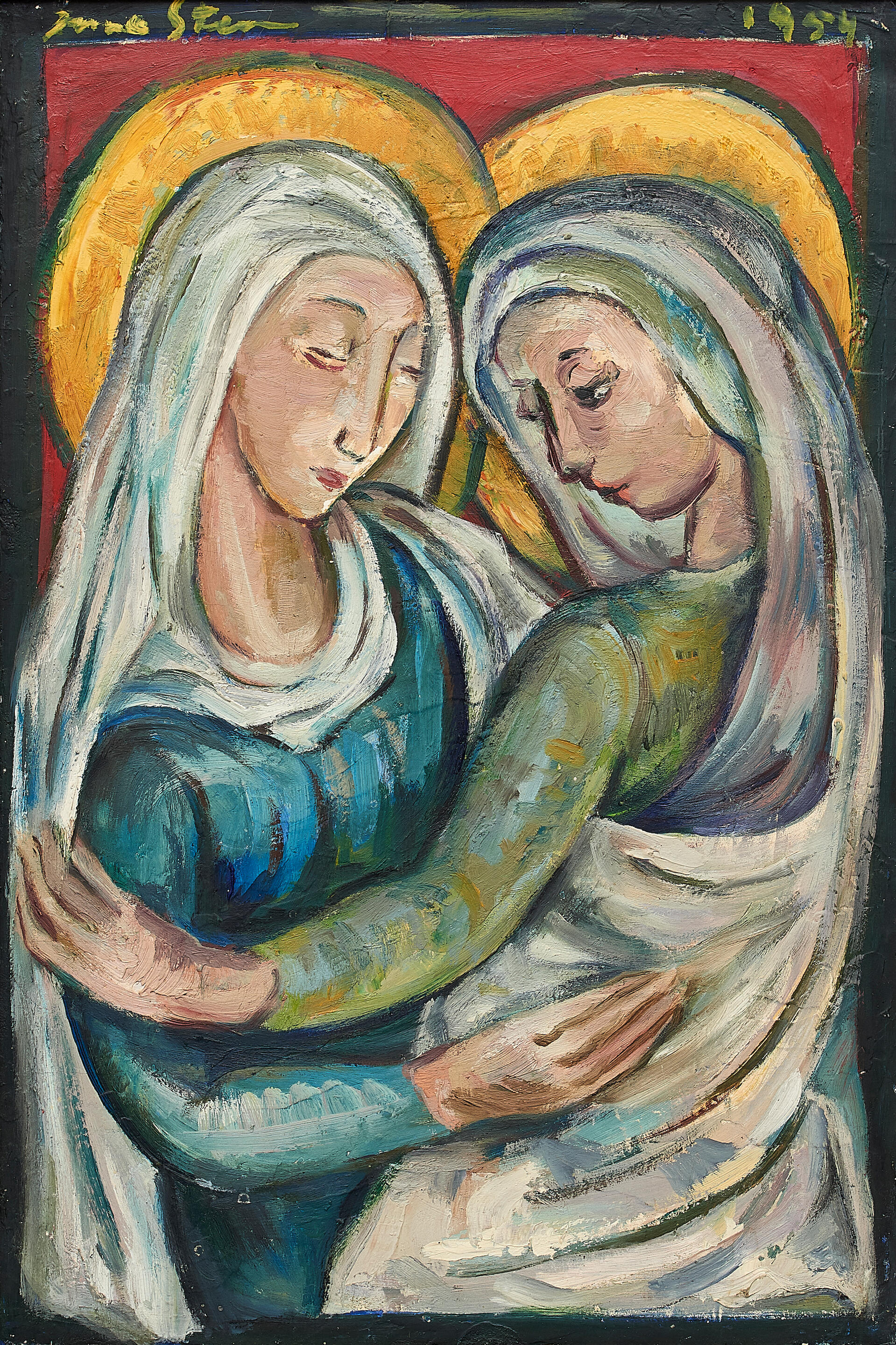 Bonhams : Irma Stern (South African, 1894-1966) The Visitation