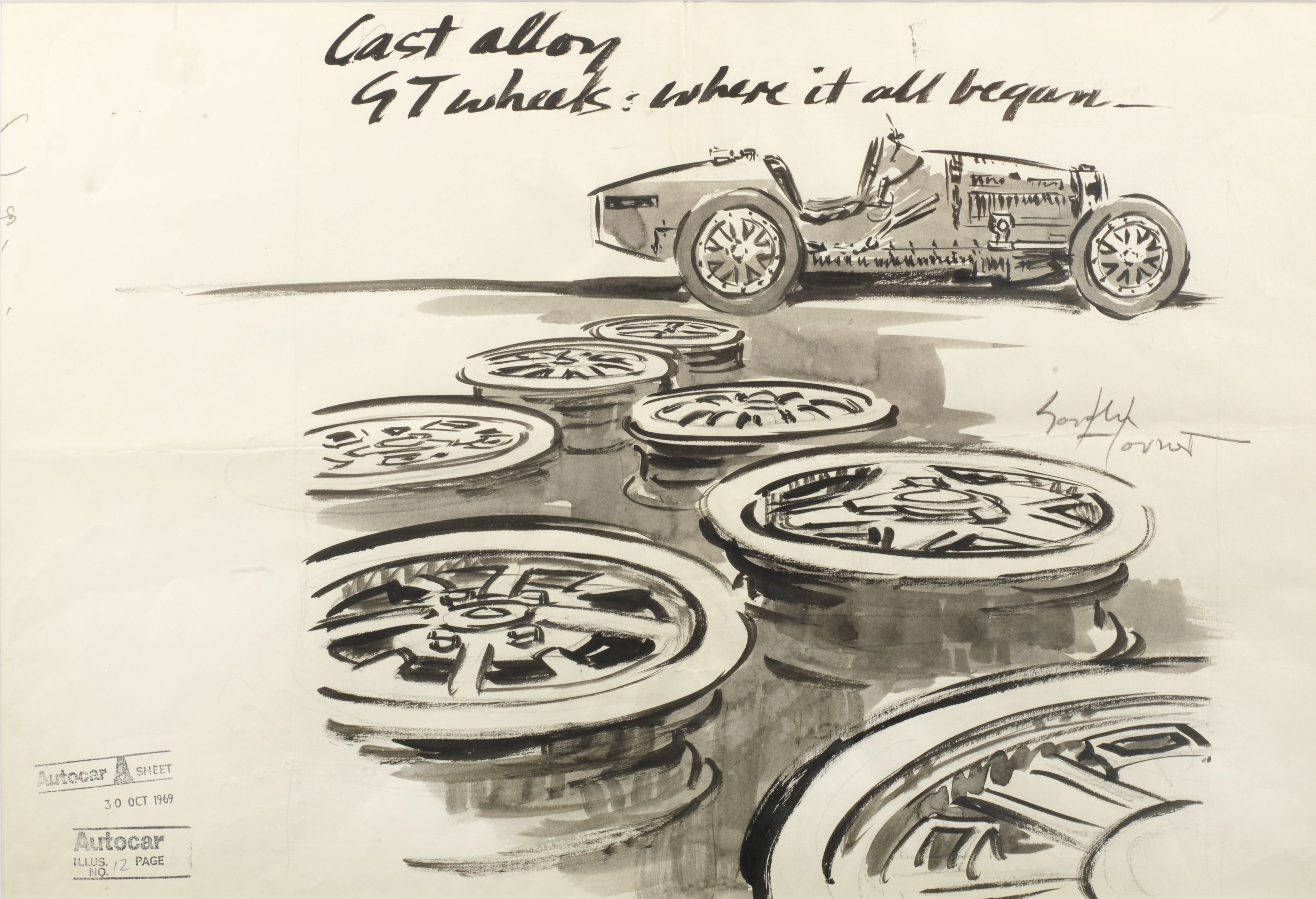 Bonhams Cars : Gordon, Horner (1915-2006): "Cast Alloy GT Wheels: where ...