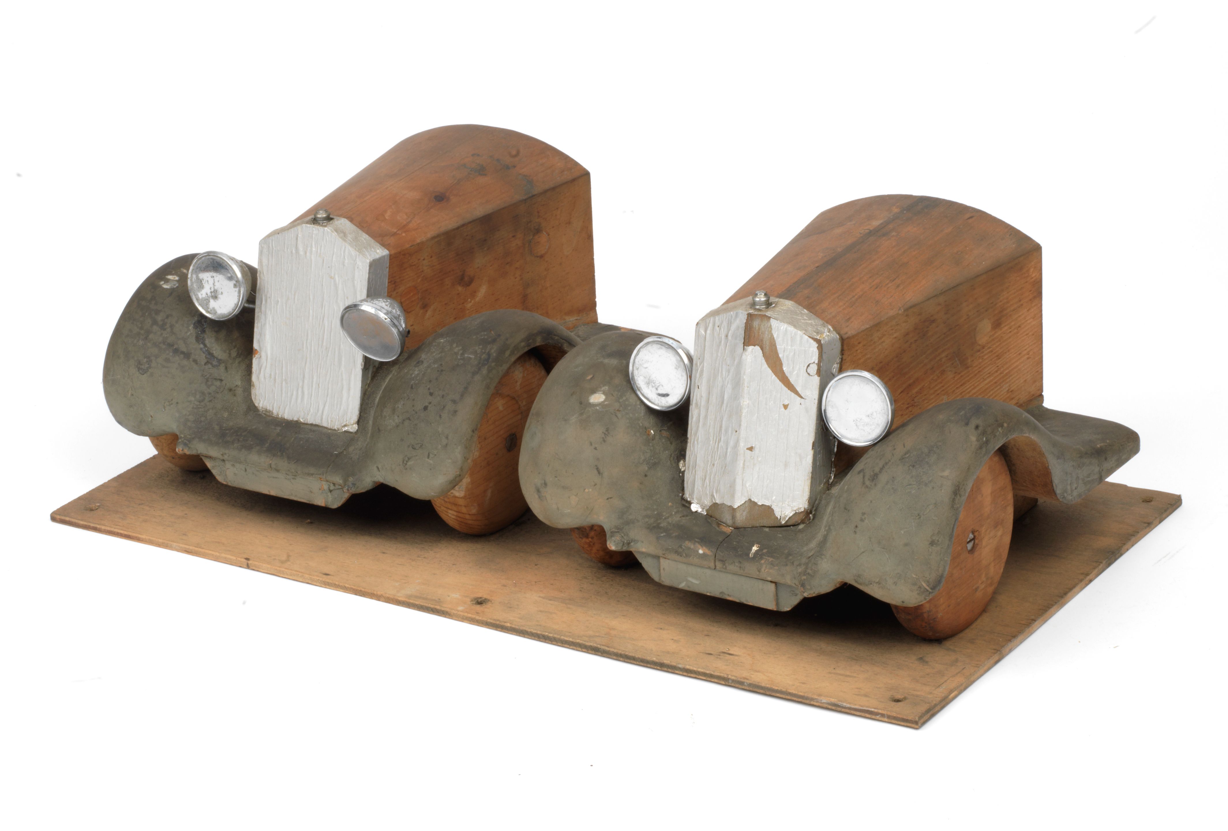 Bonhams Cars : Two Rolls-Royce radiator design coachbuilder's models ...