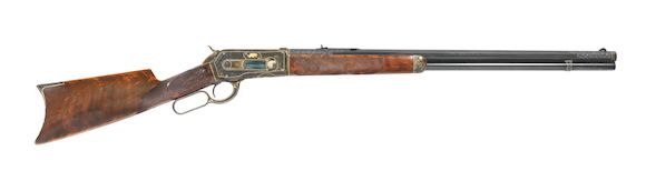 Bonhams : A customised .38-56 (W.C.F.) 'Model 1886' lever-action rifle ...