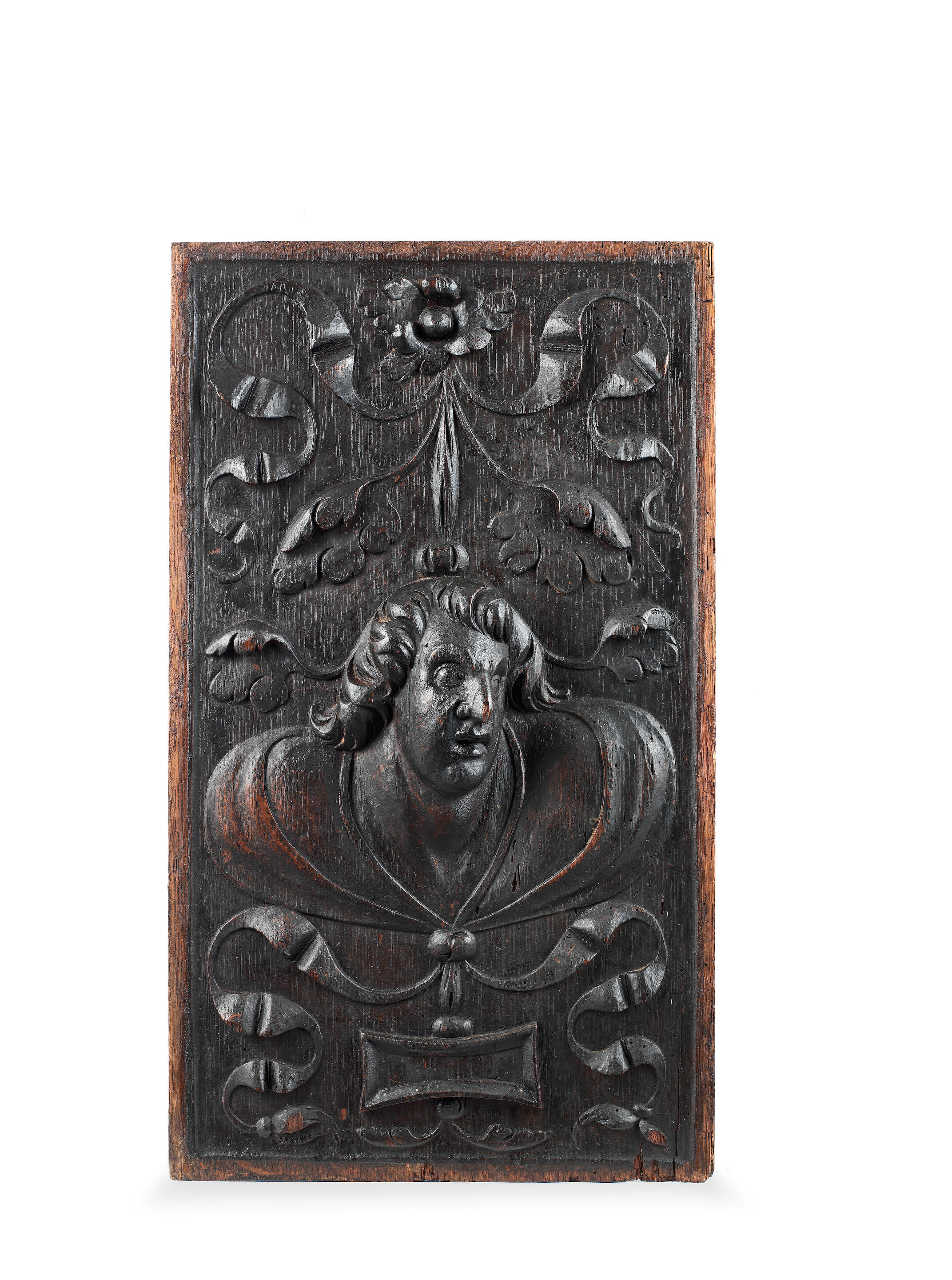 Bonhams : A mid-16th century carved oak panel, French, circa 1550