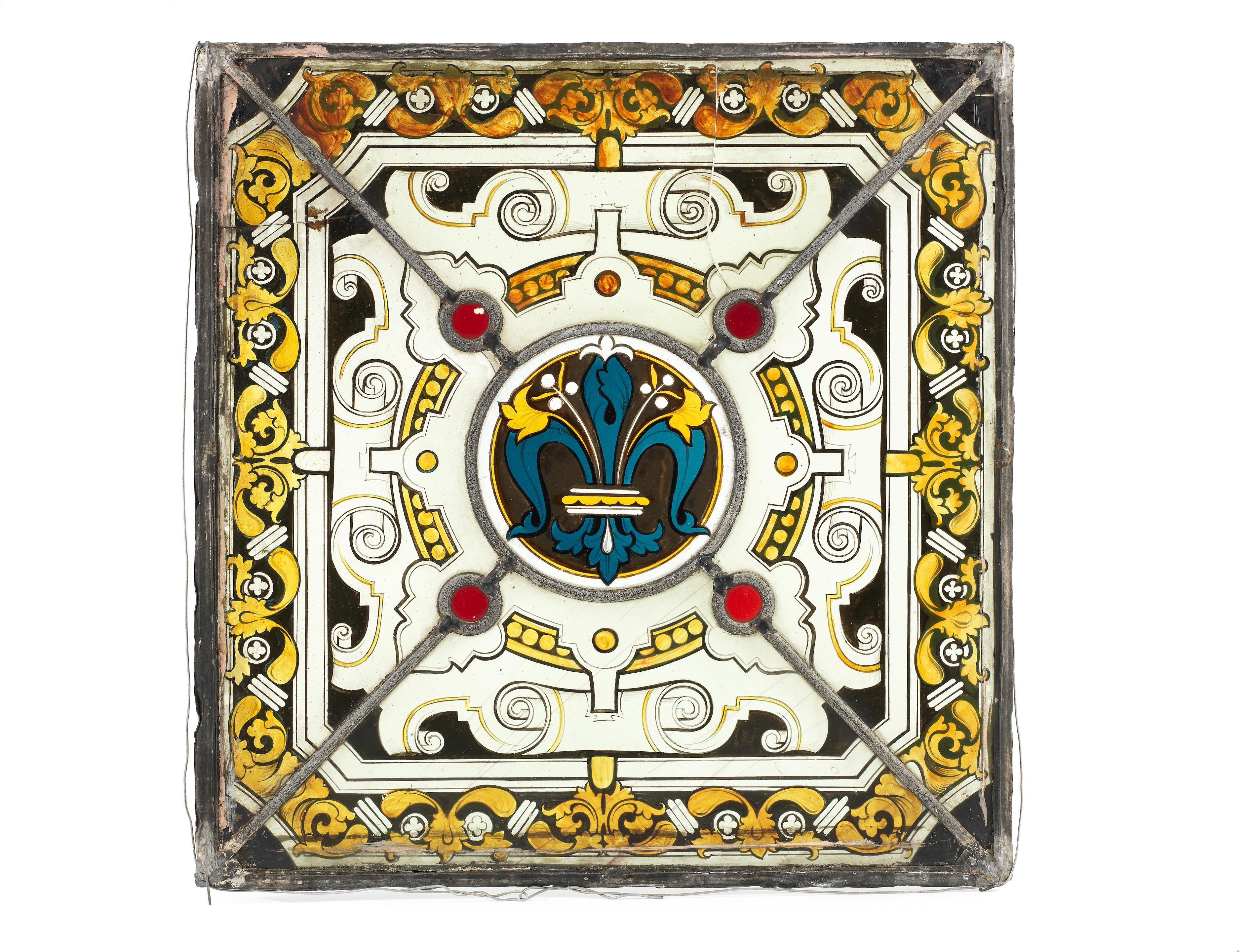 Bonhams A 19th Century Stained Glass Panel