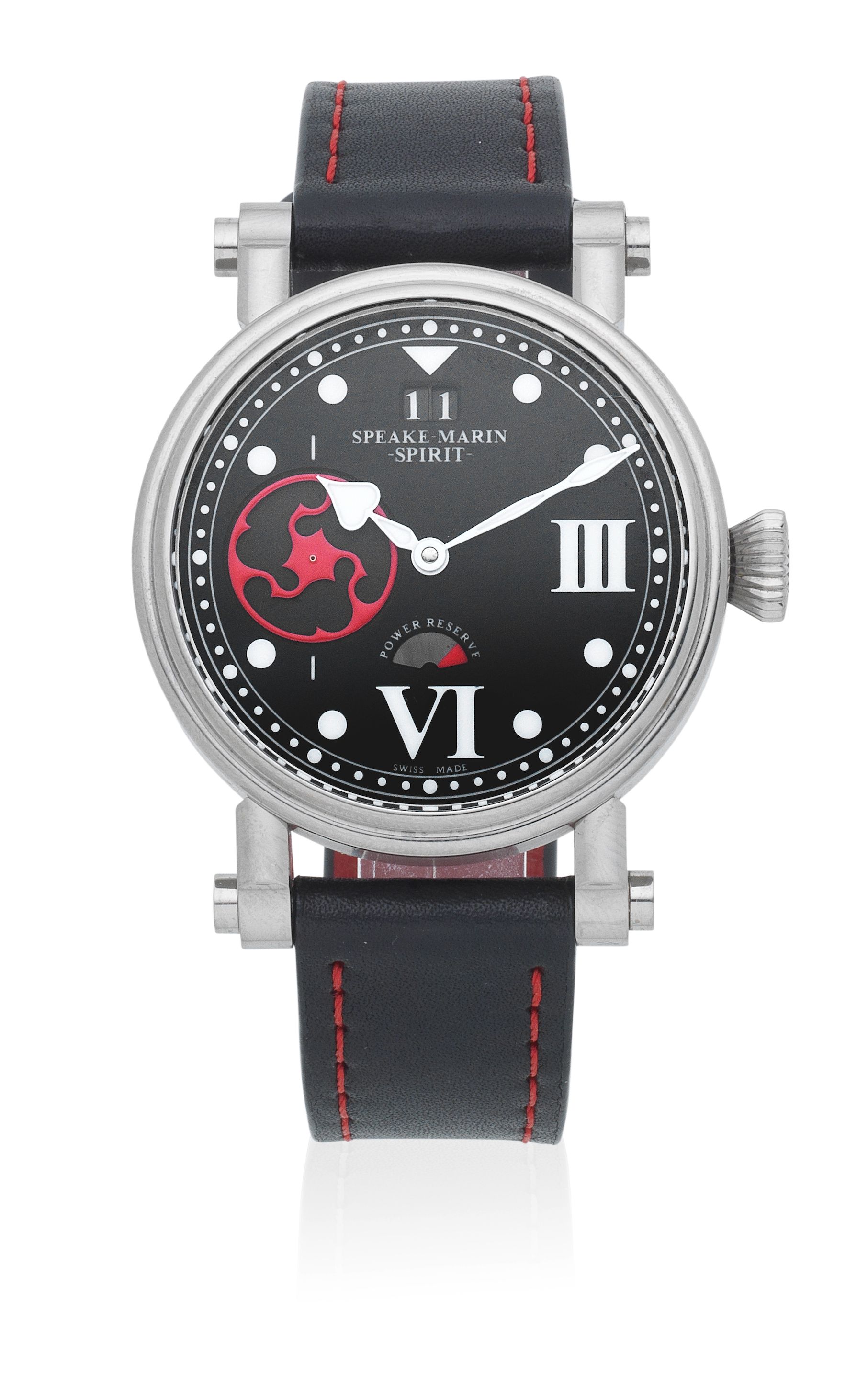 Bonhams : Speake-Marin. A titanium automatic calendar wristwatch with ...