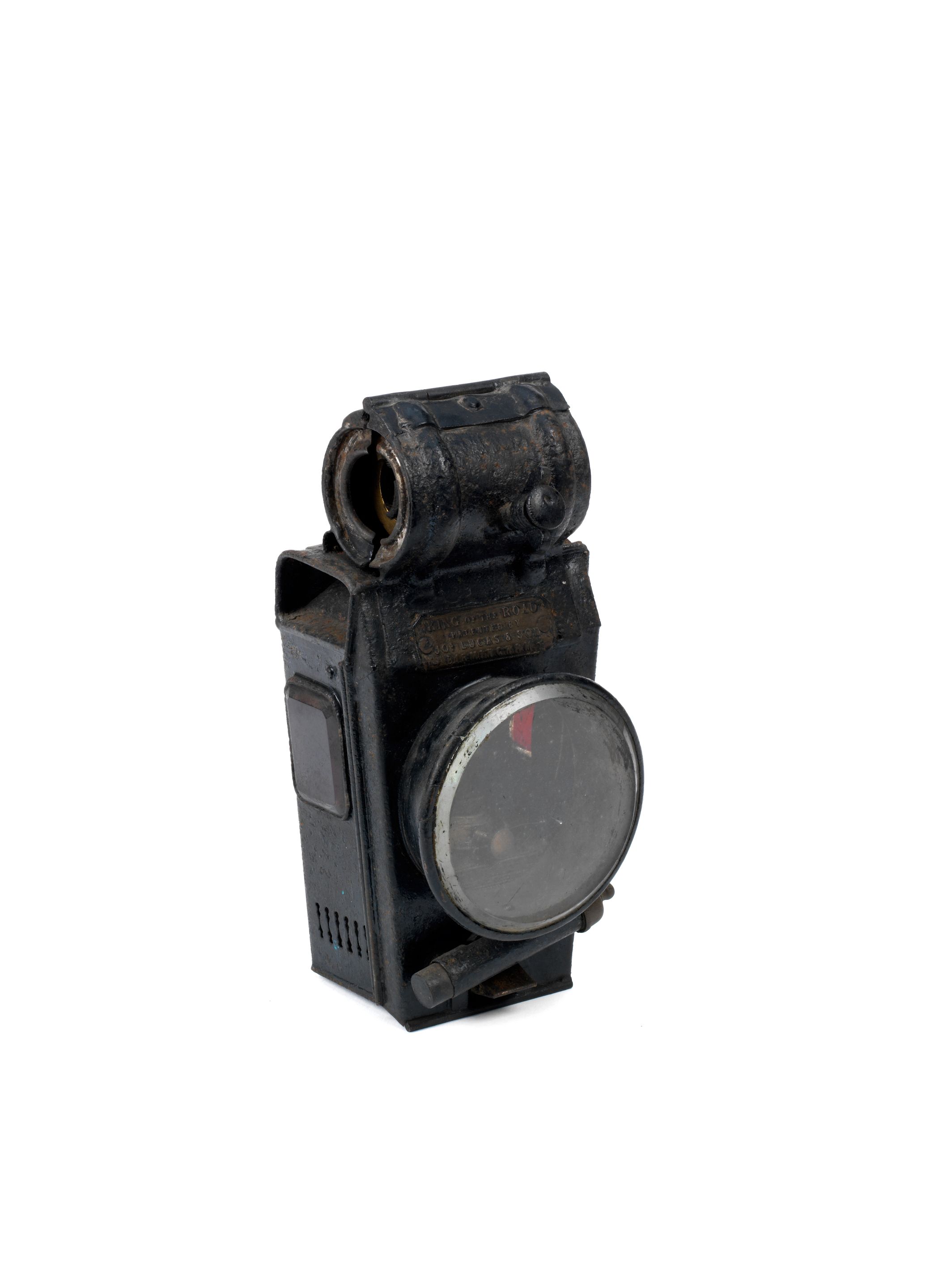 Bonhams Cars : A good Lucas Ordinary bicycle hub lamp, circa 1885,