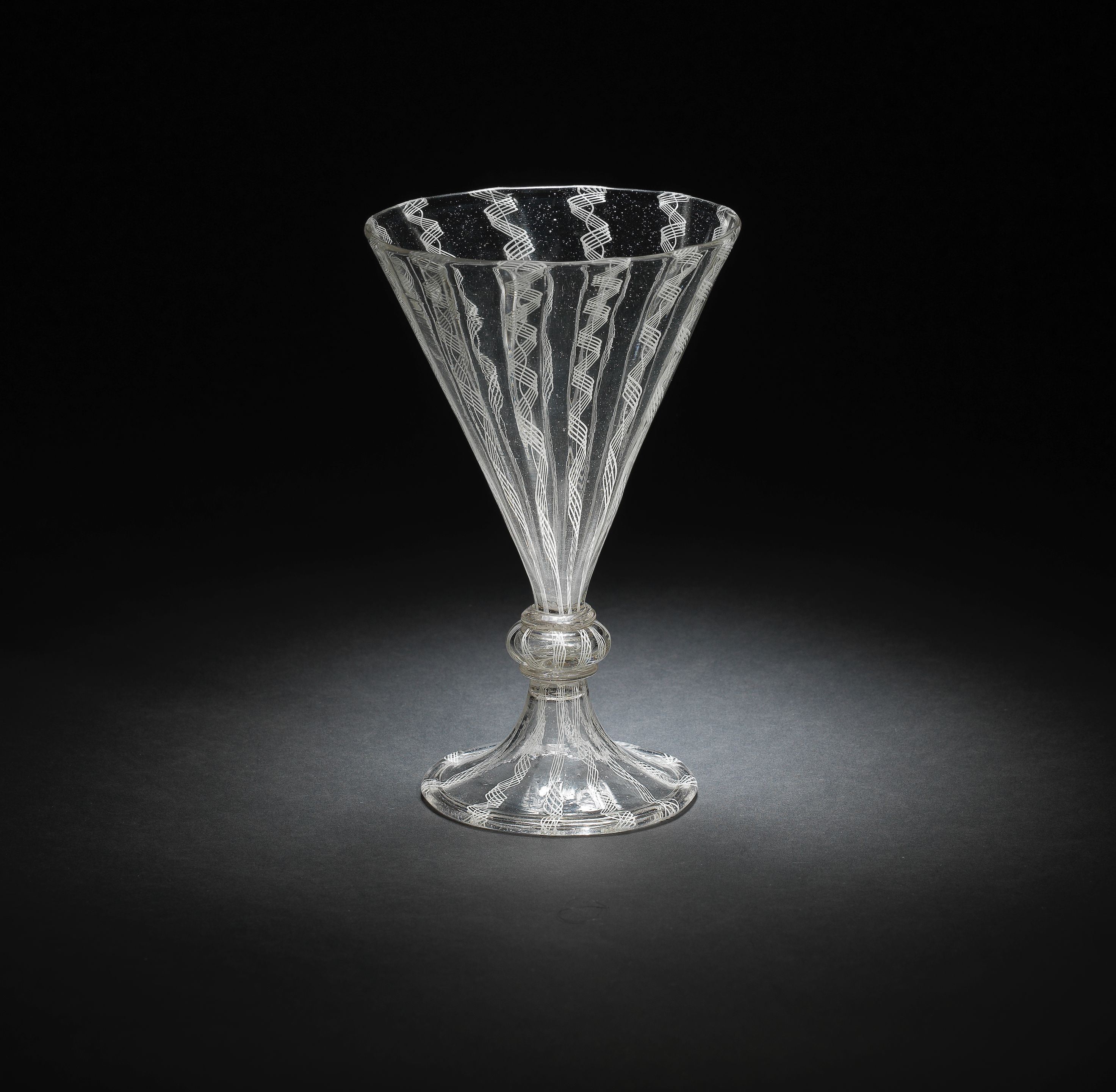 Bonhams : A Venetian or façon de Venise filigree wine glass, late 16th ...