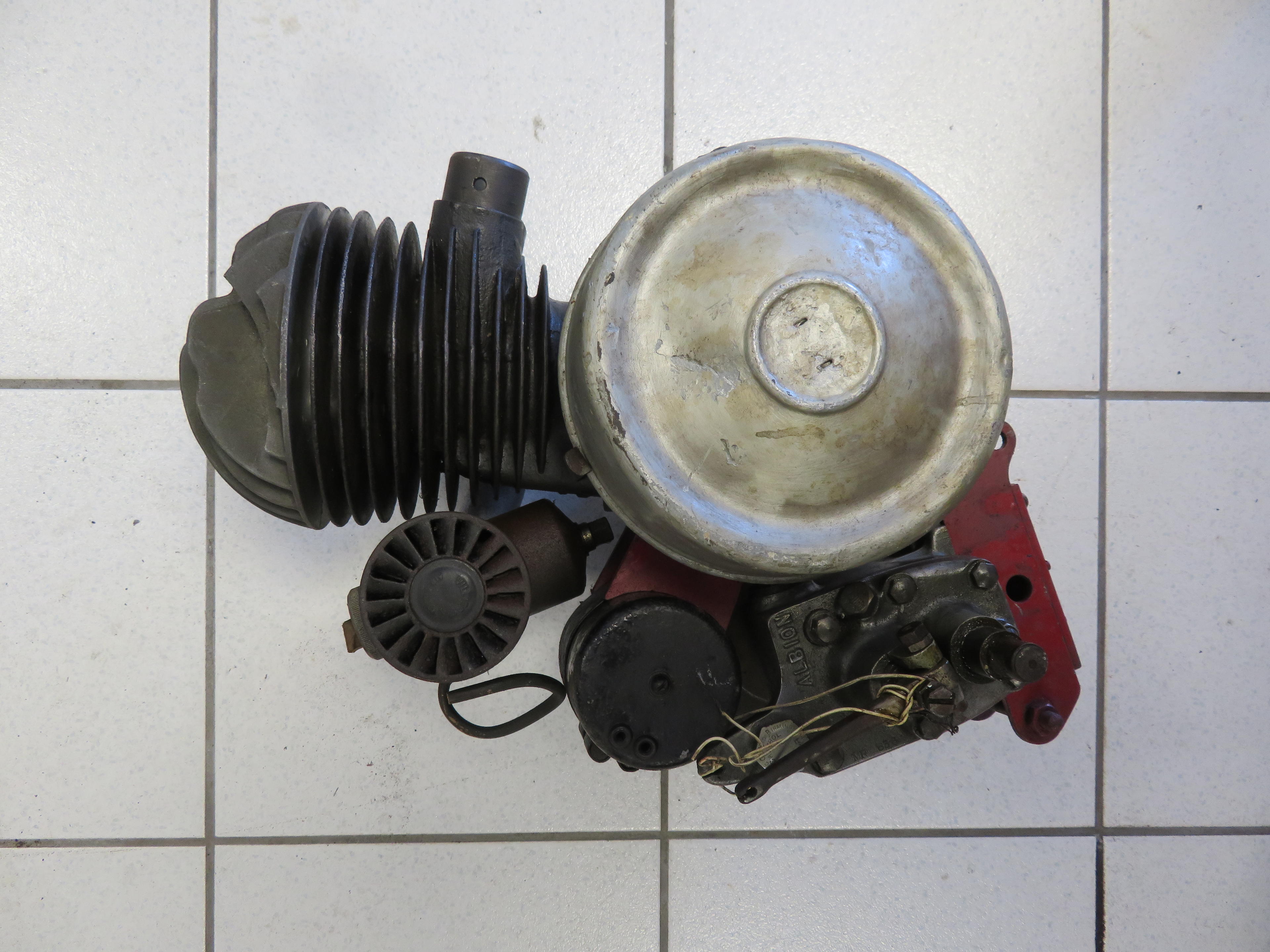 Bonhams Cars : A Villiers twin exhaust port engine