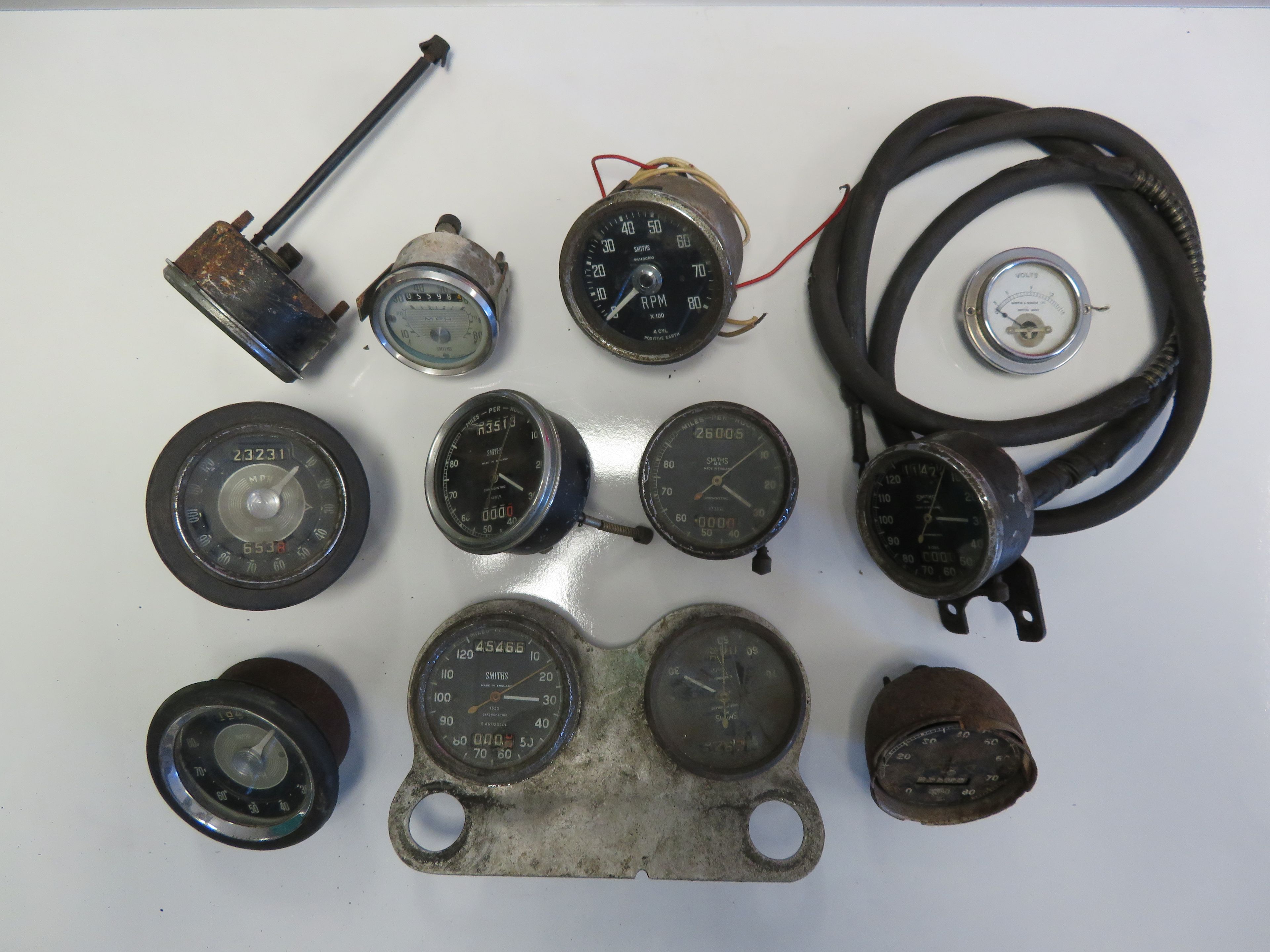 Bonhams Cars : A selection of Smiths speedometers, ((Qty))