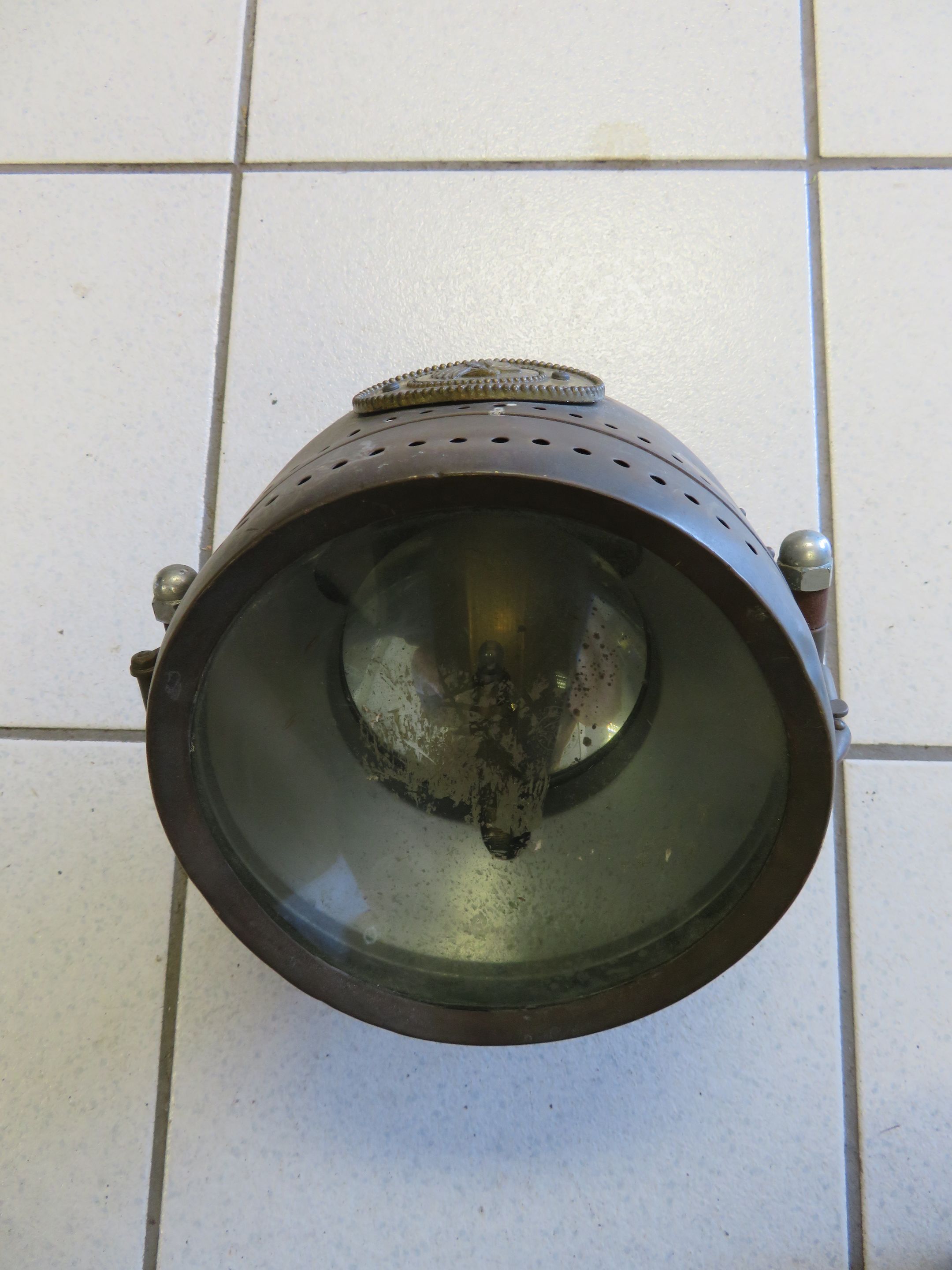 Bonhams Cars : A large believed Indian acetylene lamp