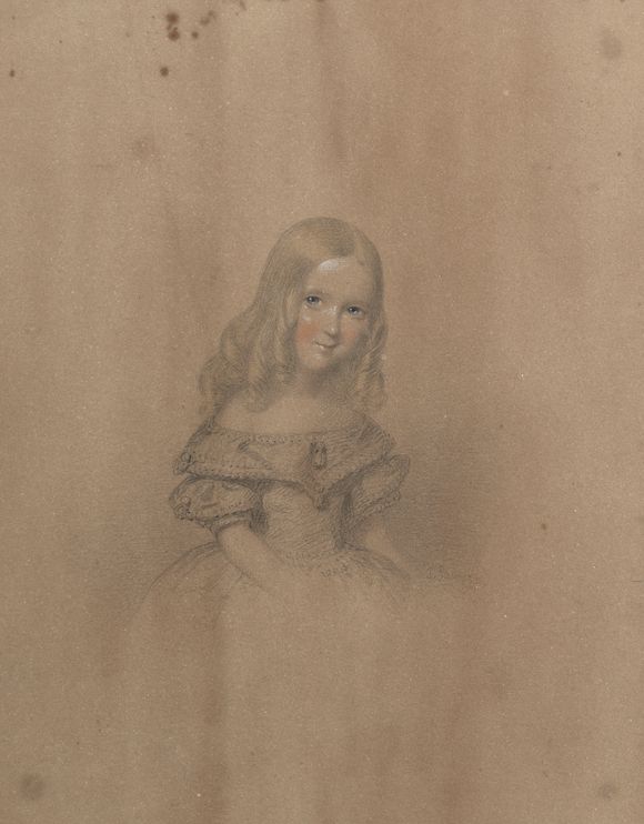 Bonhams : F. Sampson (British, 19th century) Portrait of Lady Cecilia ...