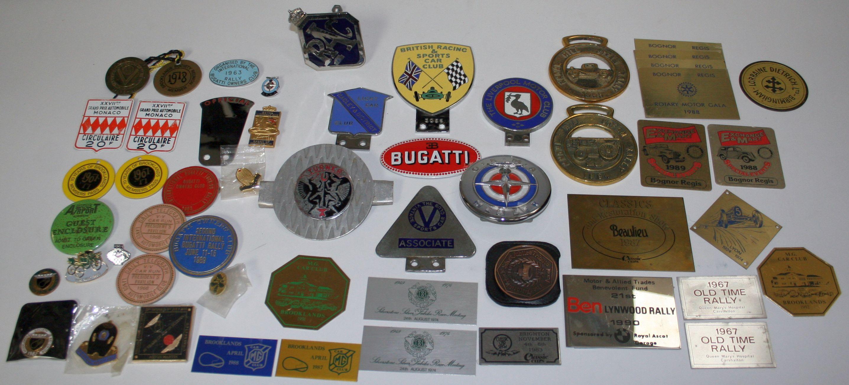 Bonhams Cars Assorted Car Badges Qty