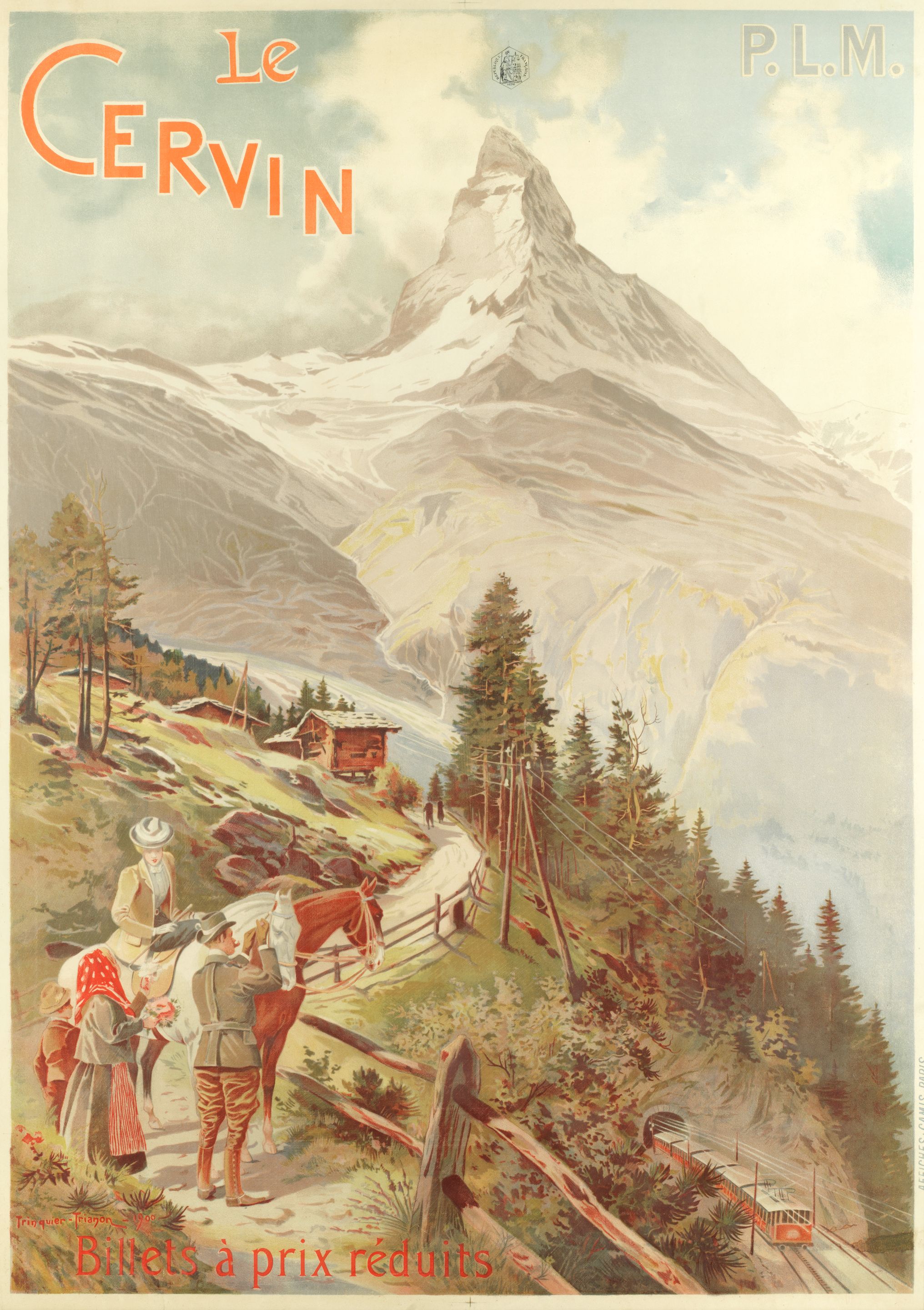 Bonhams : LOUIS TRINQUIER-TRIANON (1853-1922) LE CERVIN, PLM