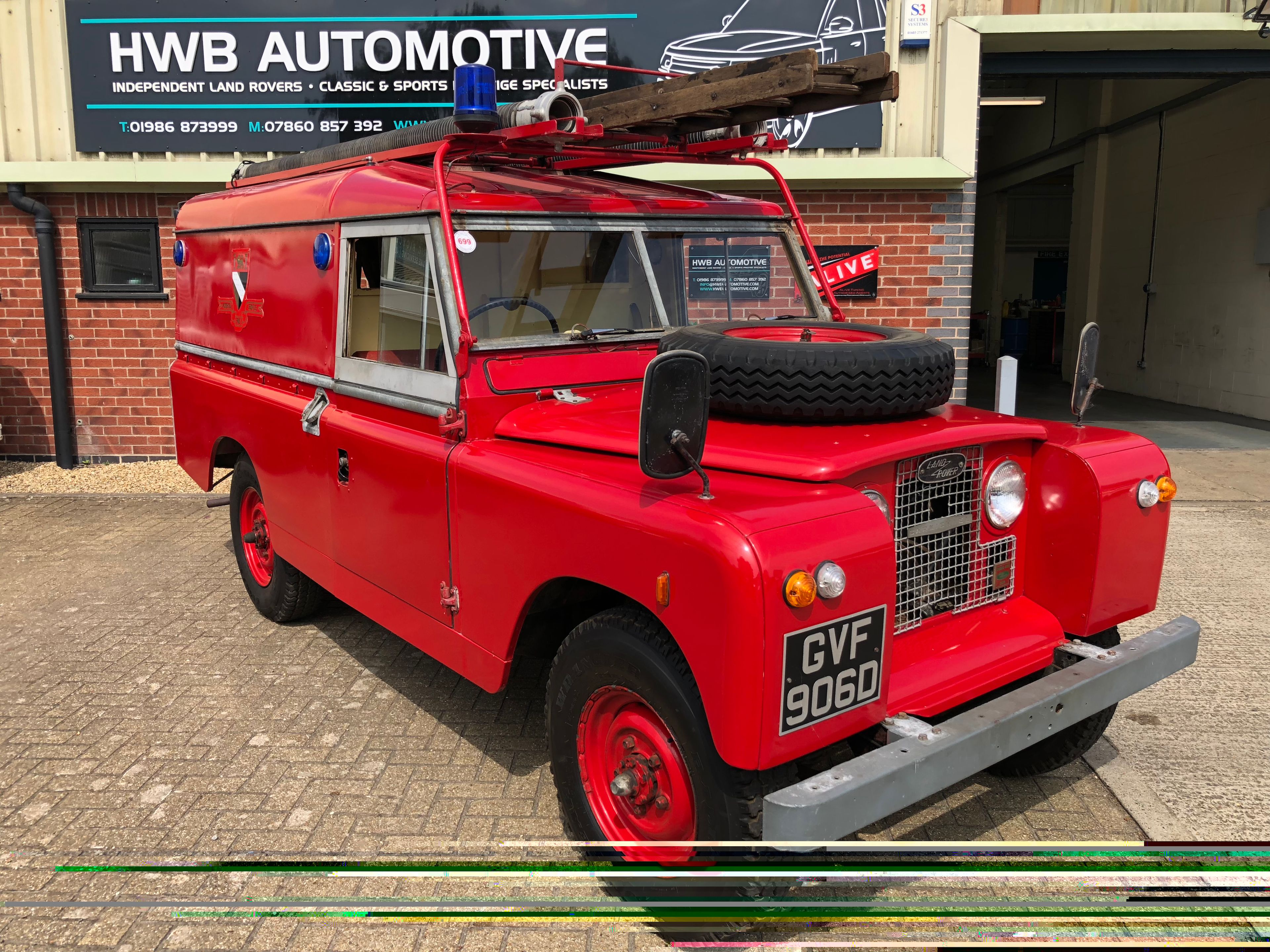 Bonhams Cars : 1966 Land Rover Series IIA 109" 4x4 Fire Tender Chassis ...