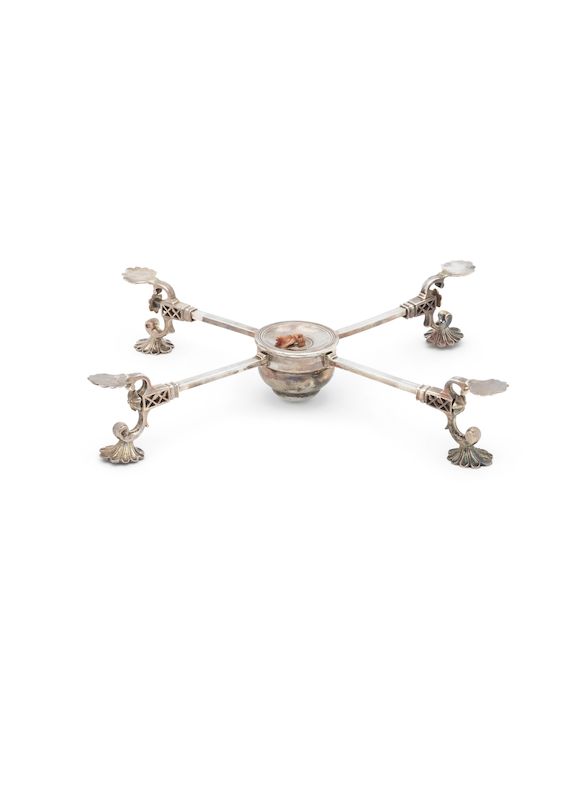 Bonhams : A George II silver dish cross London 1759, by William Plummer