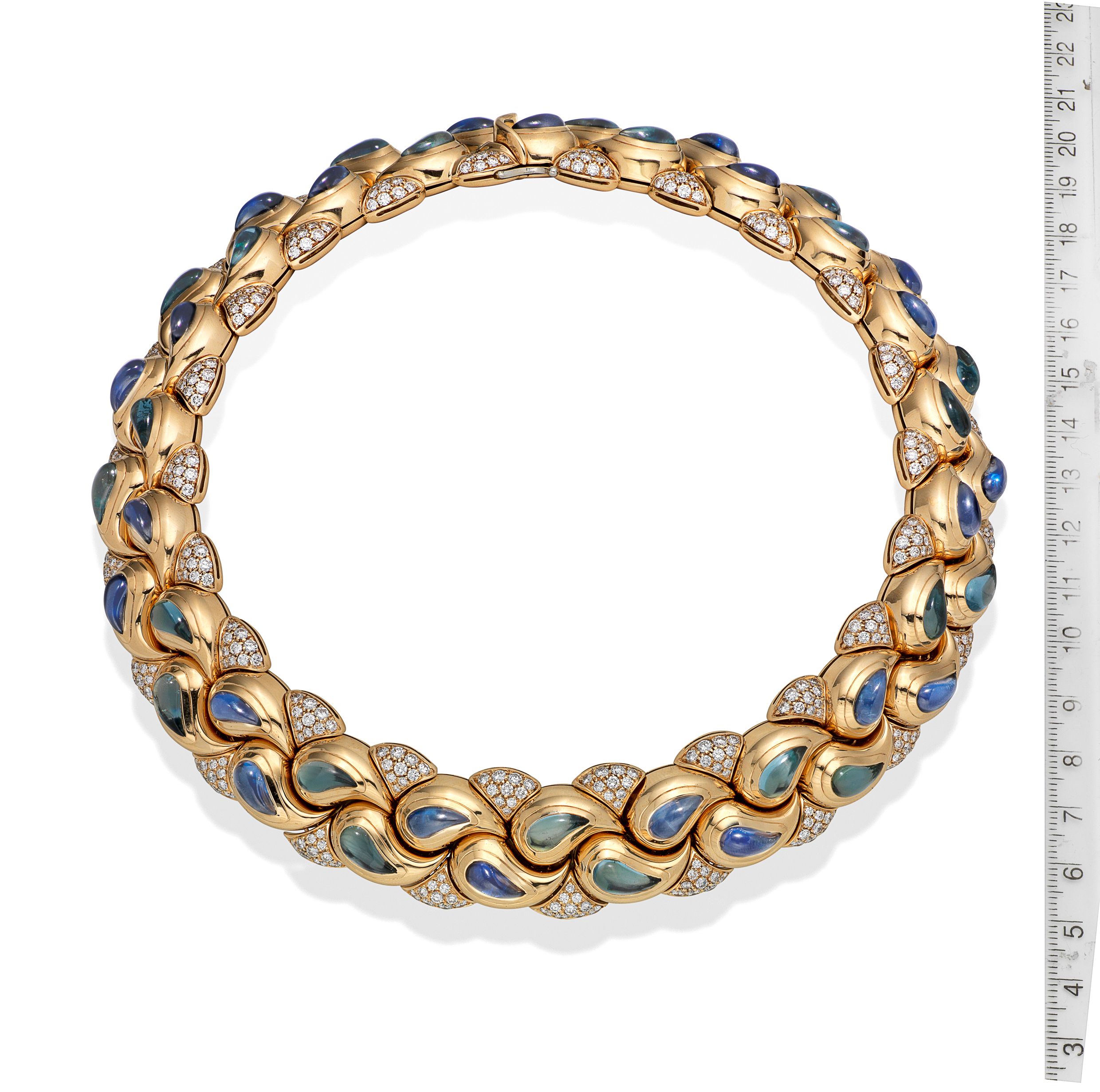 Bonhams : A diamond and gem-set 'Casmir' necklace, by Chopard