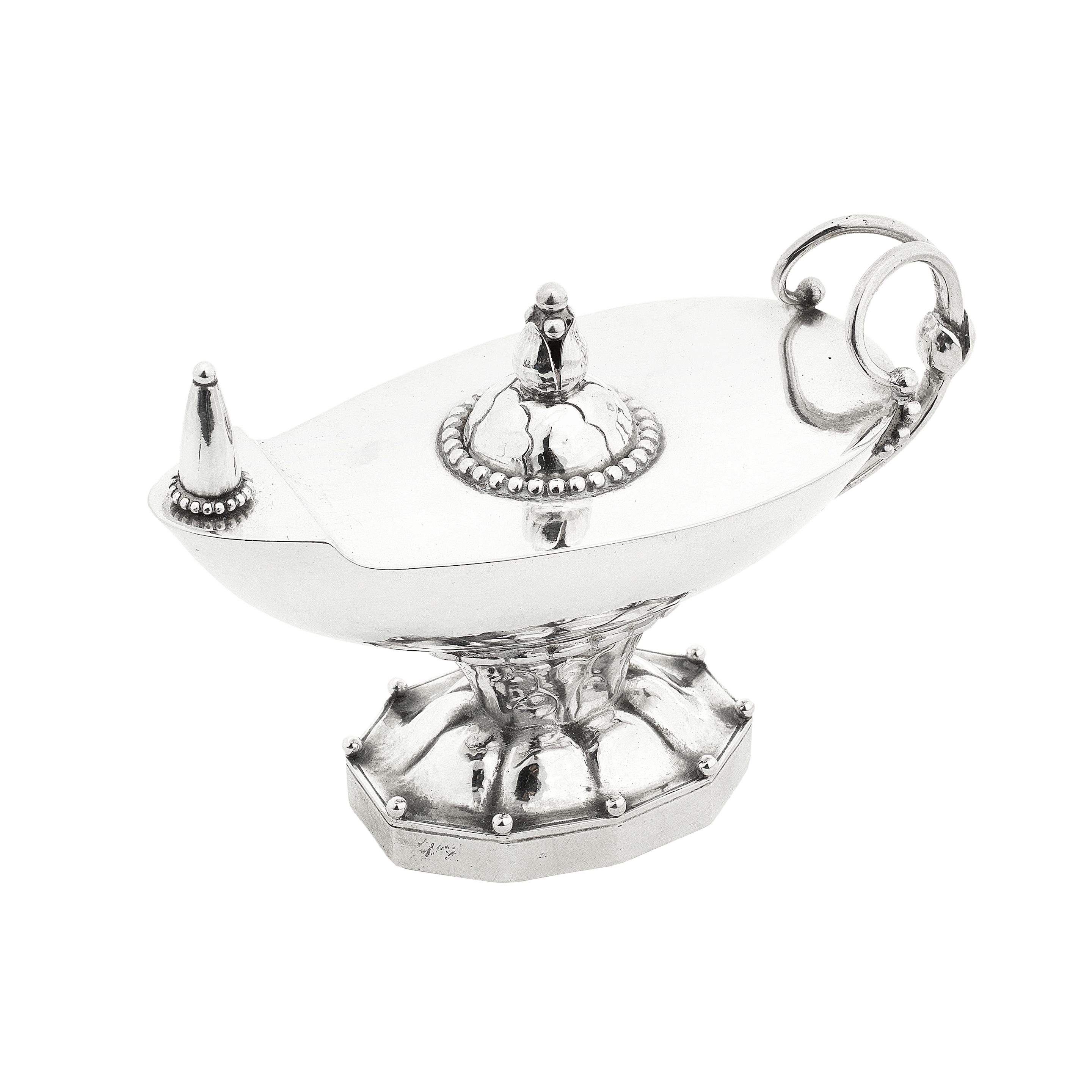 Bonhams : A Danish Silver Cigar Lighter, designed by Georg Jensen (1866 ...