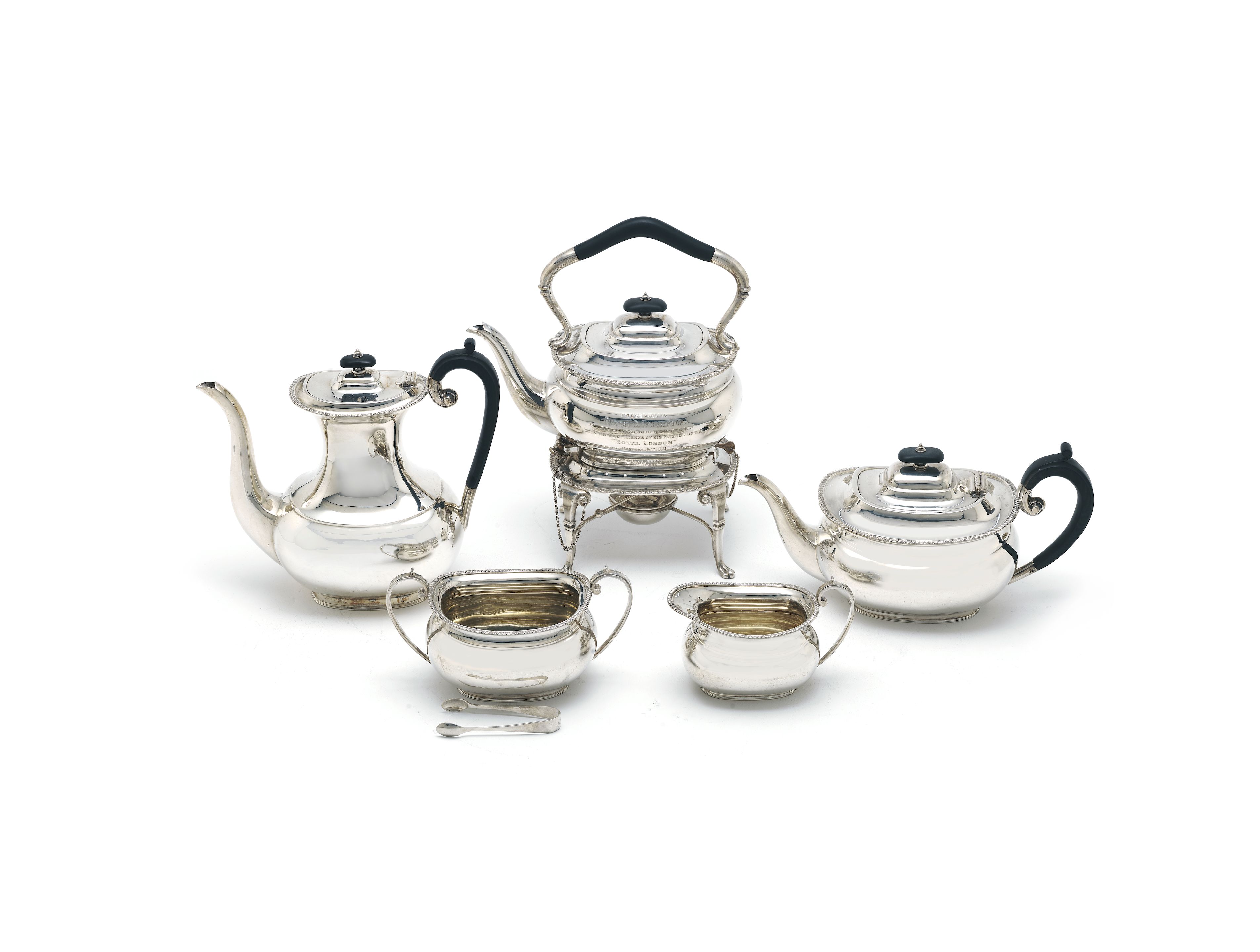 Bonhams : A five-piece silver tea and coffee service by George Howson ...