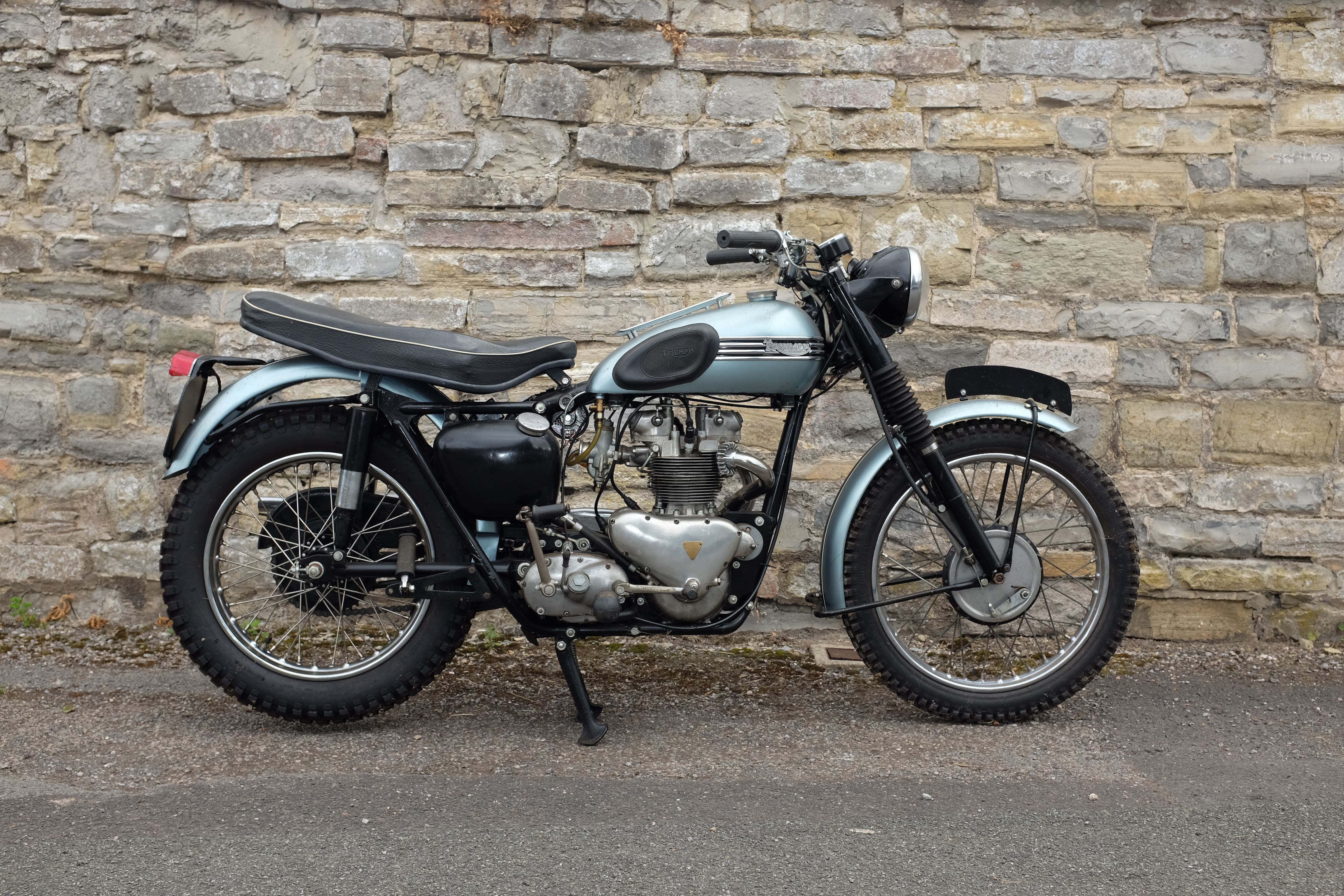 Bonhams Cars : 1955 Triumph 499cc Trophy TR5 Frame no. 65336 (see text ...