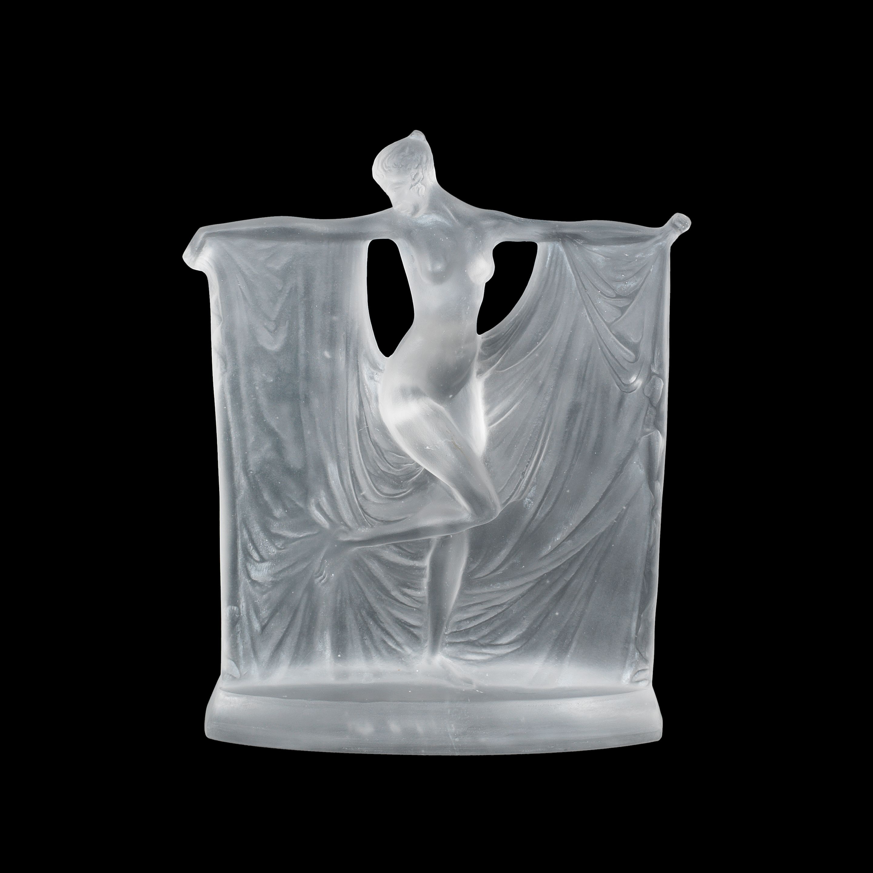 Bonhams : A René Lalique Frosted Glass 'Suzanne' Statuette ENGRAVED 'R ...