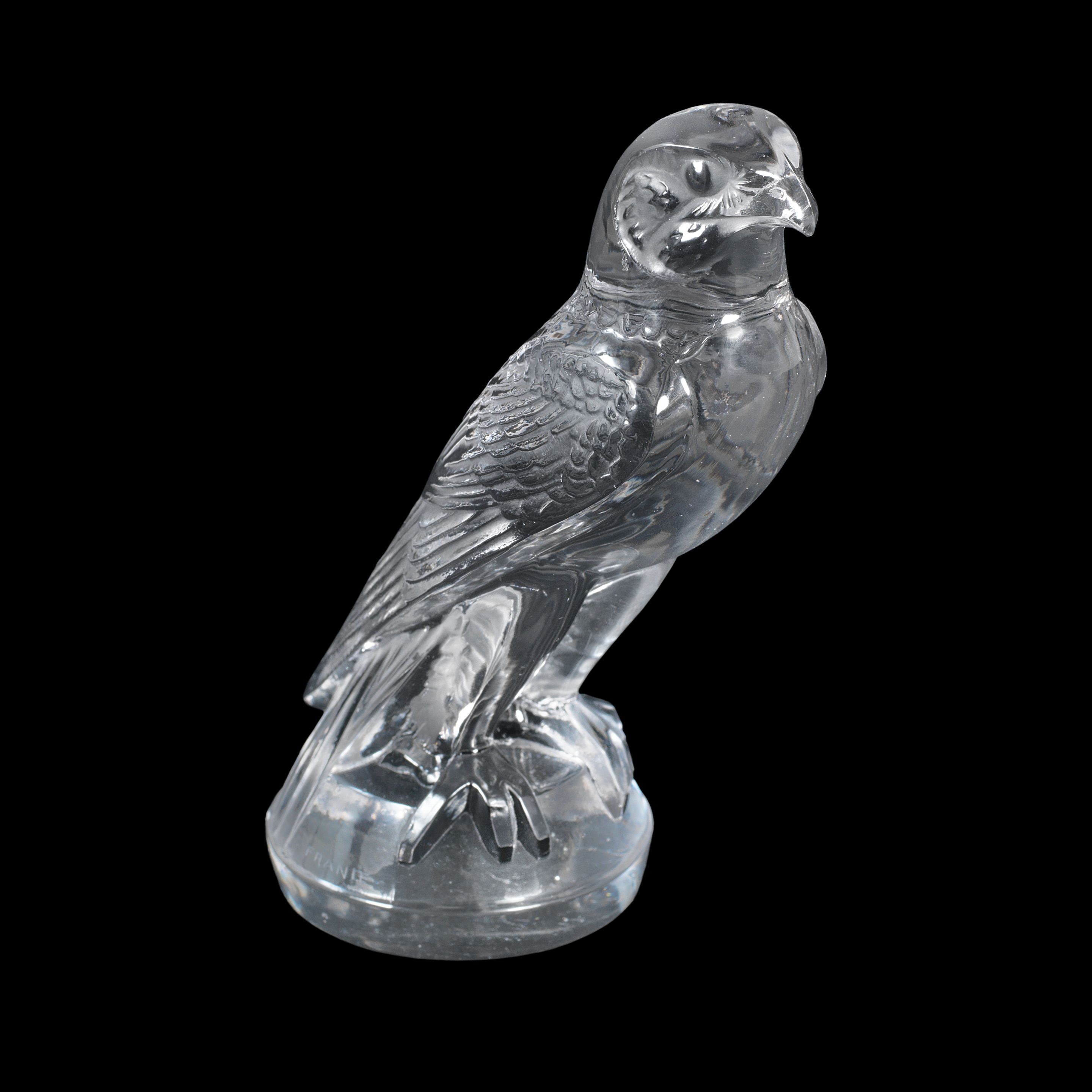 Bonhams : A 'Faucon' Car Mascot by René Lalique moulded 'R.LALIQUE ...