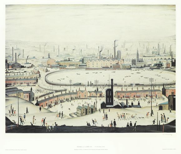 Bonhams : Laurence Stephen Lowry R.A. (British, 1887-1976) The Pond ...