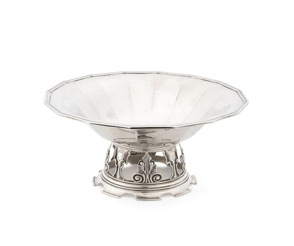 Bonhams : HAROLD STABLER: A silver bowl London 1928, also stamped 'STABLER'