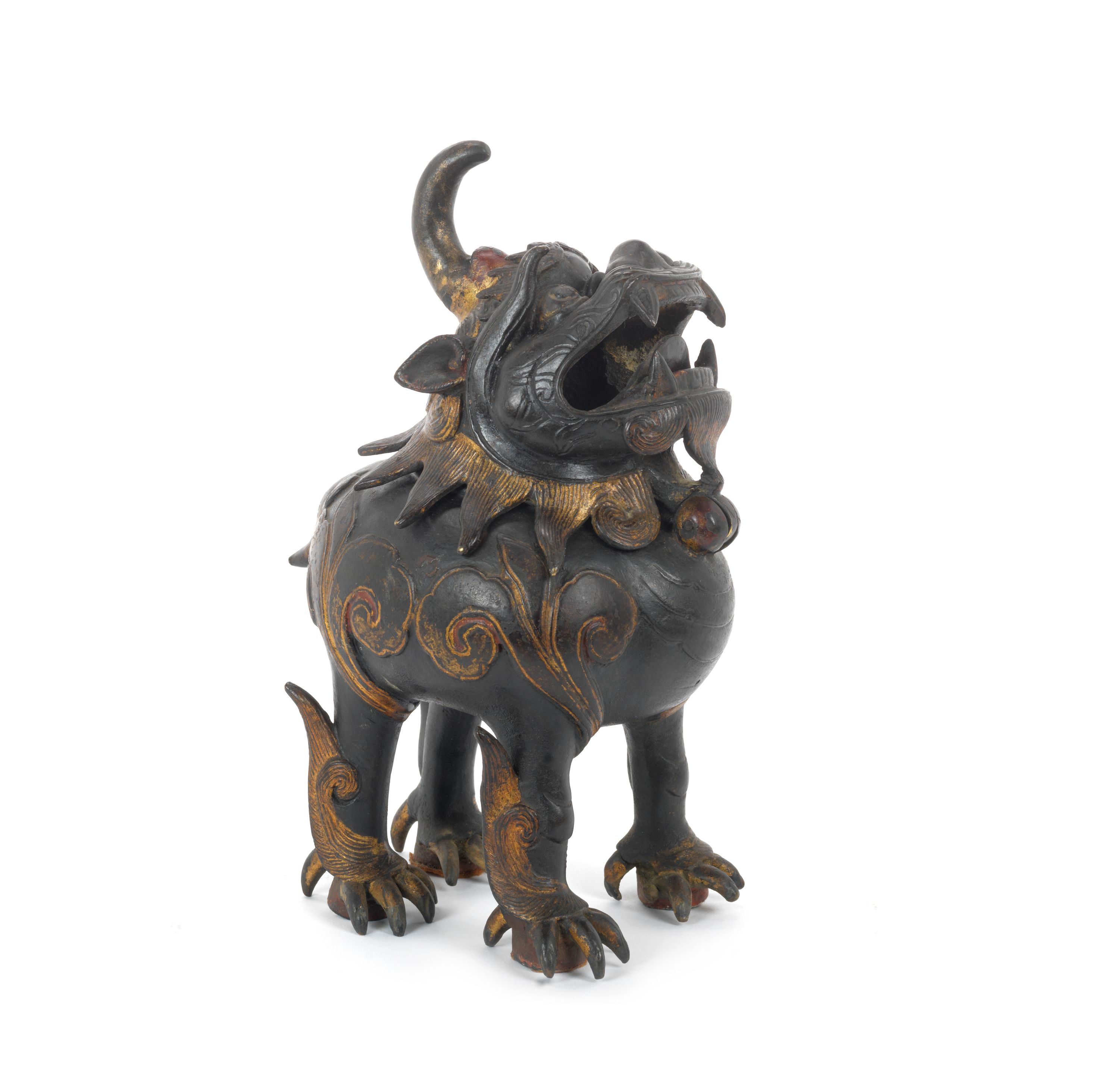 Bonhams : A bronze Luduan incense burner and cover 17th century
