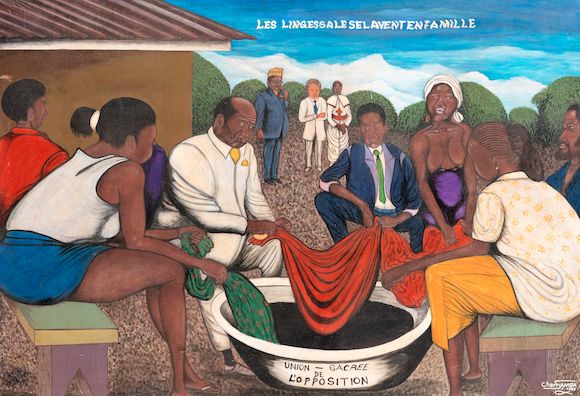 Bonhams : Chéri Samba (Democratic Republic of Congo, born 1956) Union ...