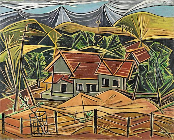 Bonhams : George Keyt (Sri Lanka, 1901 - 1993) Ambernath
