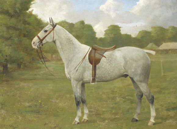 Bonhams : Frances Mabel Hollams (British, 1877-1963) Jo, a dapple grey ...