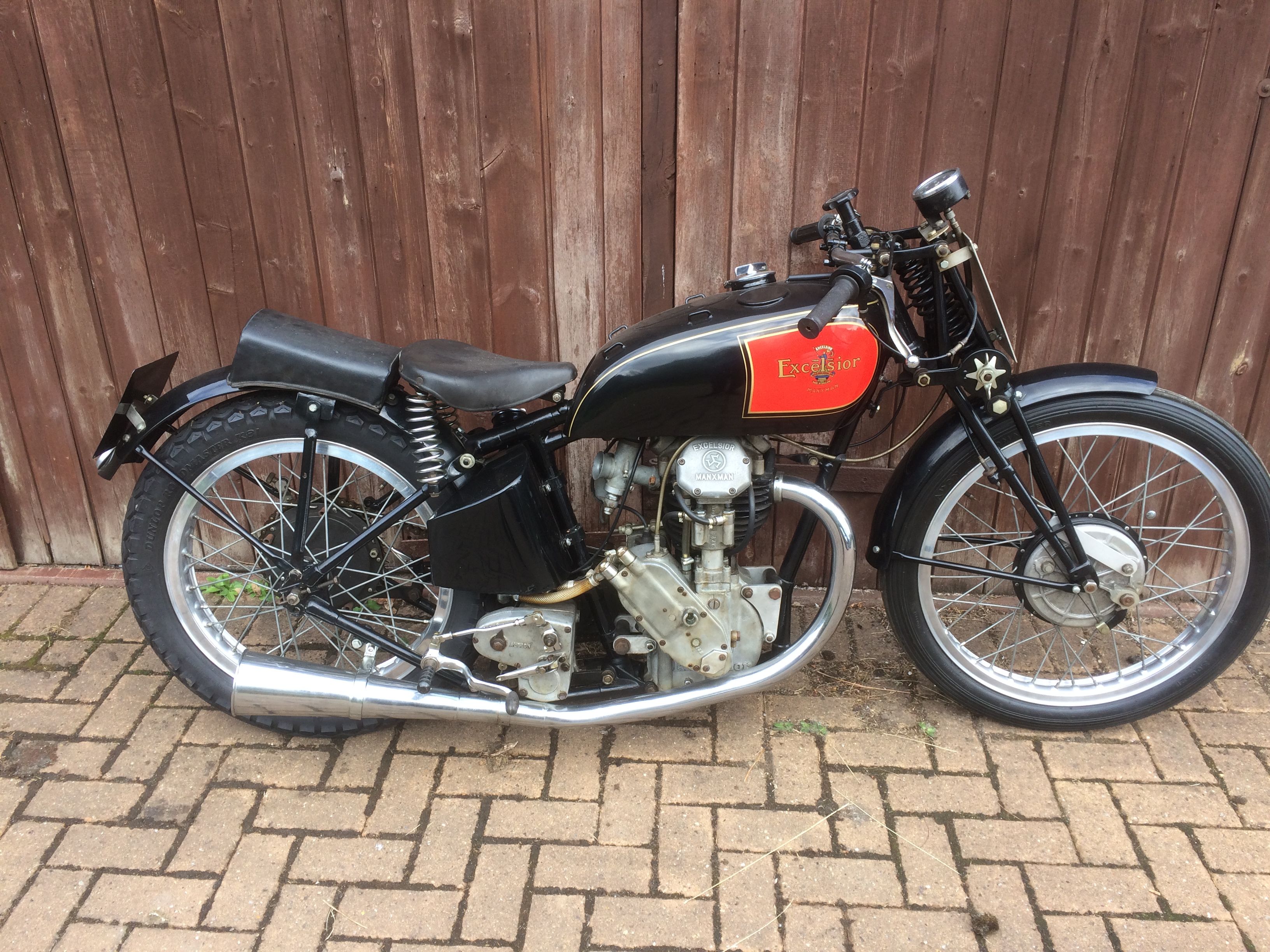 Bonhams Cars : 1938 Excelsior 350cc Manxman Racing Motorcycle Frame no ...