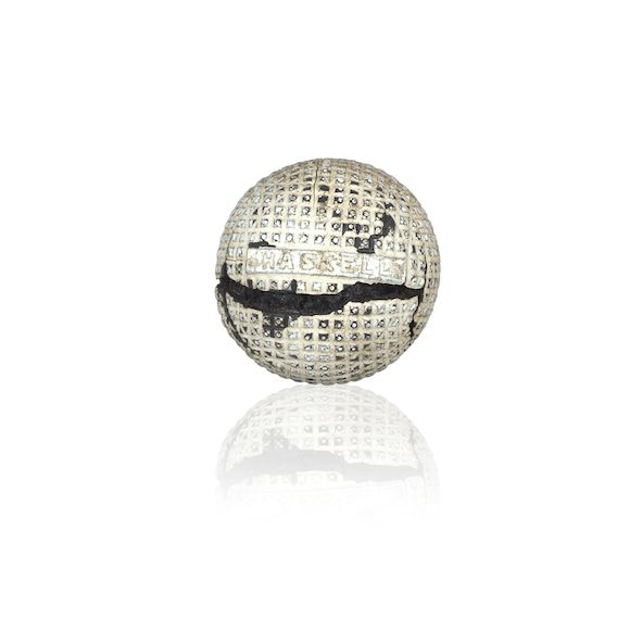 Bonhams : A HASKELL RUBBER CORED GOLF BALL AS PATENTED 11 APRIL 1899