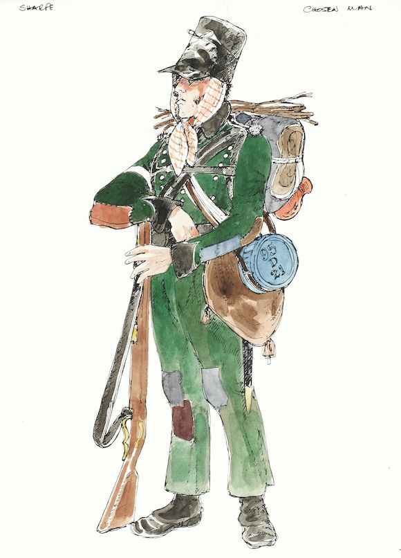 Bonhams : Sharpe's Eagles a large collection of costume designs by John ...