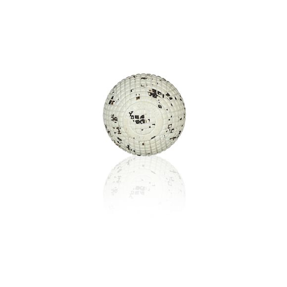 Bonhams : A JAMES B. HALLEY'S 'THE OCOBO' 27½ GUTTY BALL, CIRCA 1894 ((2))