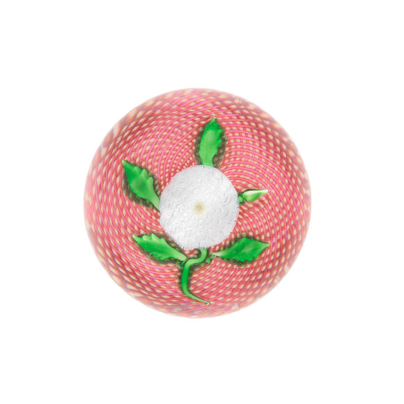 Bonhams Two St Louis Flower Paperweights Circa 1850