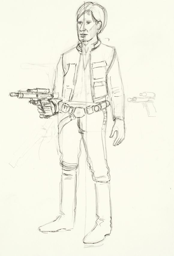 Bonhams : Star Wars Episode IV: A New Hope; a pre-production drawing of ...