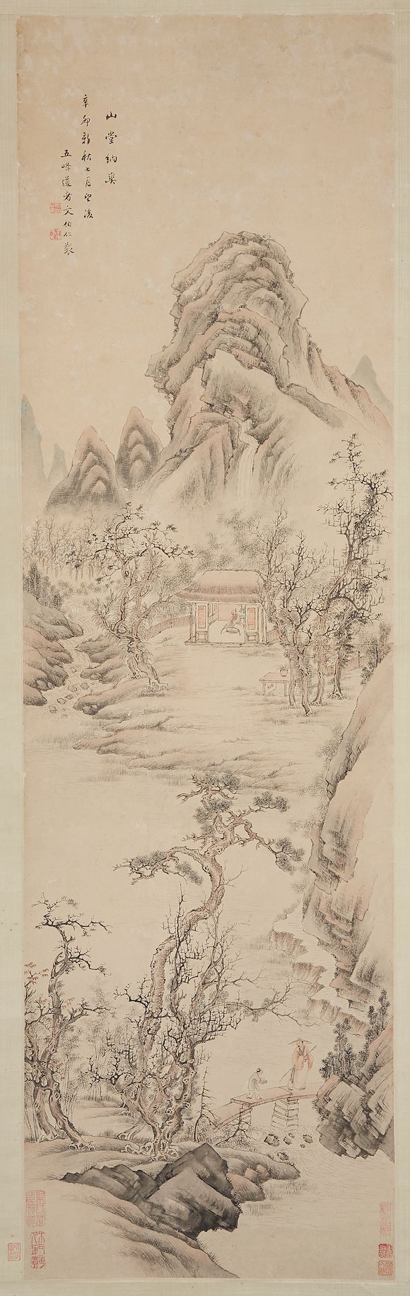 Bonhams : Attributed to Wen Boren (1502 - 1575) Summer Retreat