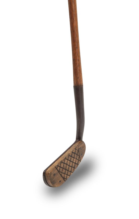 Bonhams : William Gibson: A wooden faced putter, circa 1909