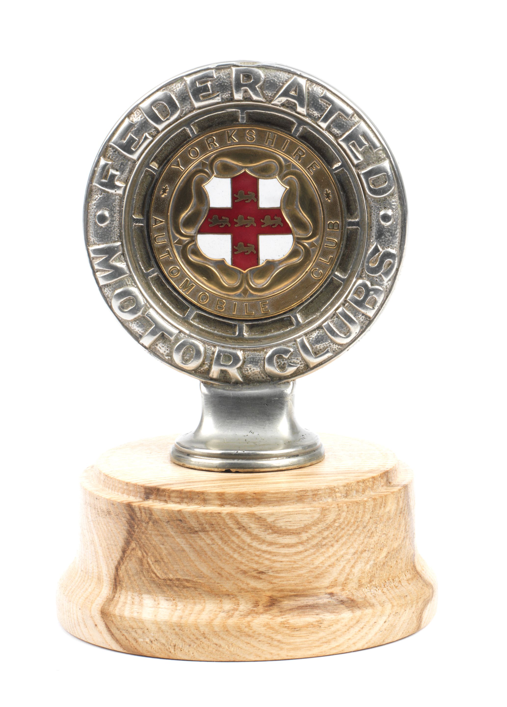 Bonhams Cars : A rare Federated Motor Clubs car badge by Fattorini ...