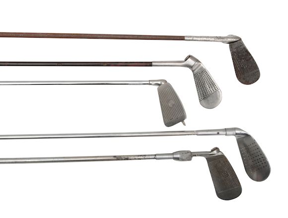 Bonhams : A SELECTION OF five STEEL SHAFTED WHOLE IN ONE ADJUSTIBLE ...