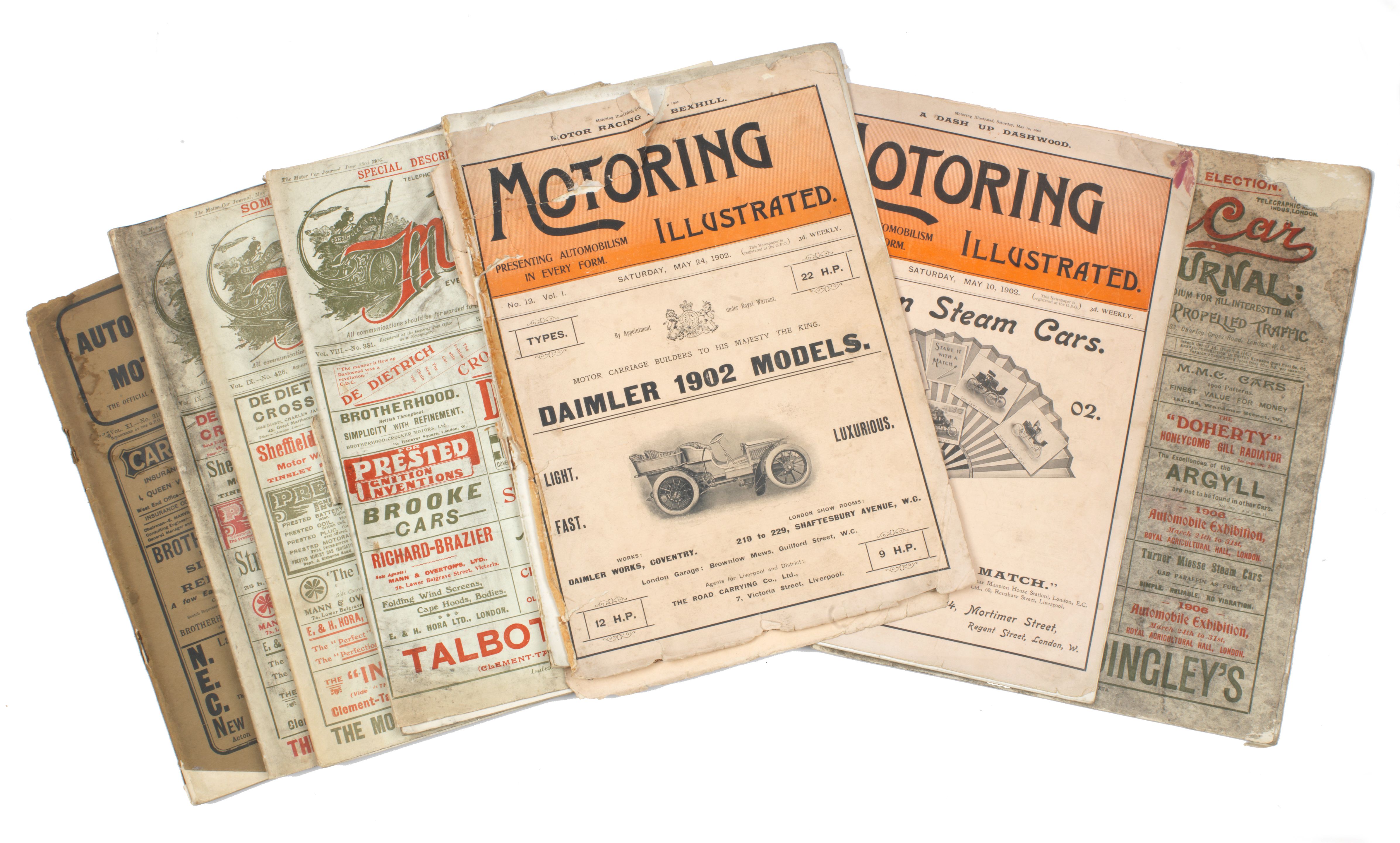 Bonhams Cars : Seven early motoring magazine loose issues, ((7))