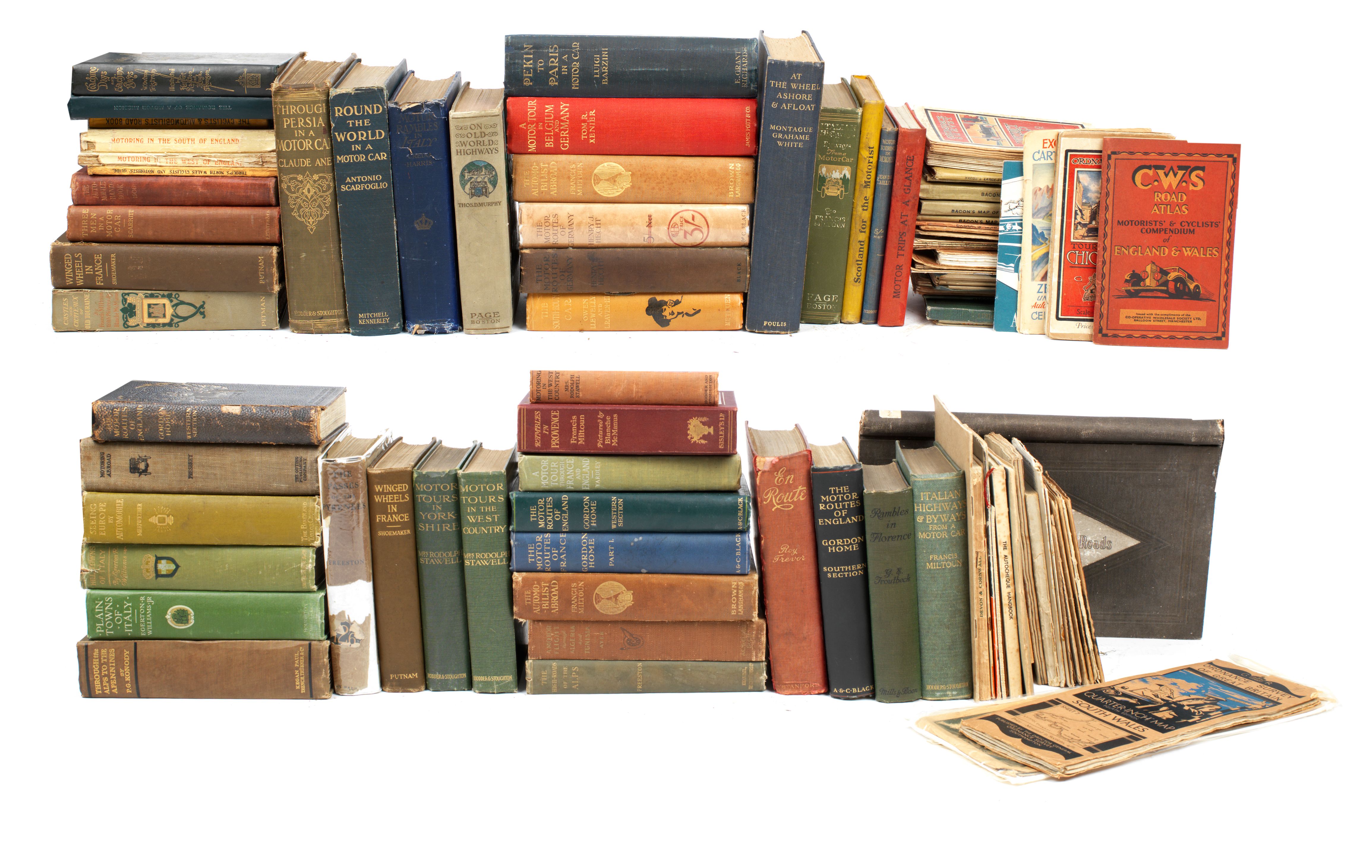 Bonhams Cars : A quantity of motor touring books and guides, ((Qty))