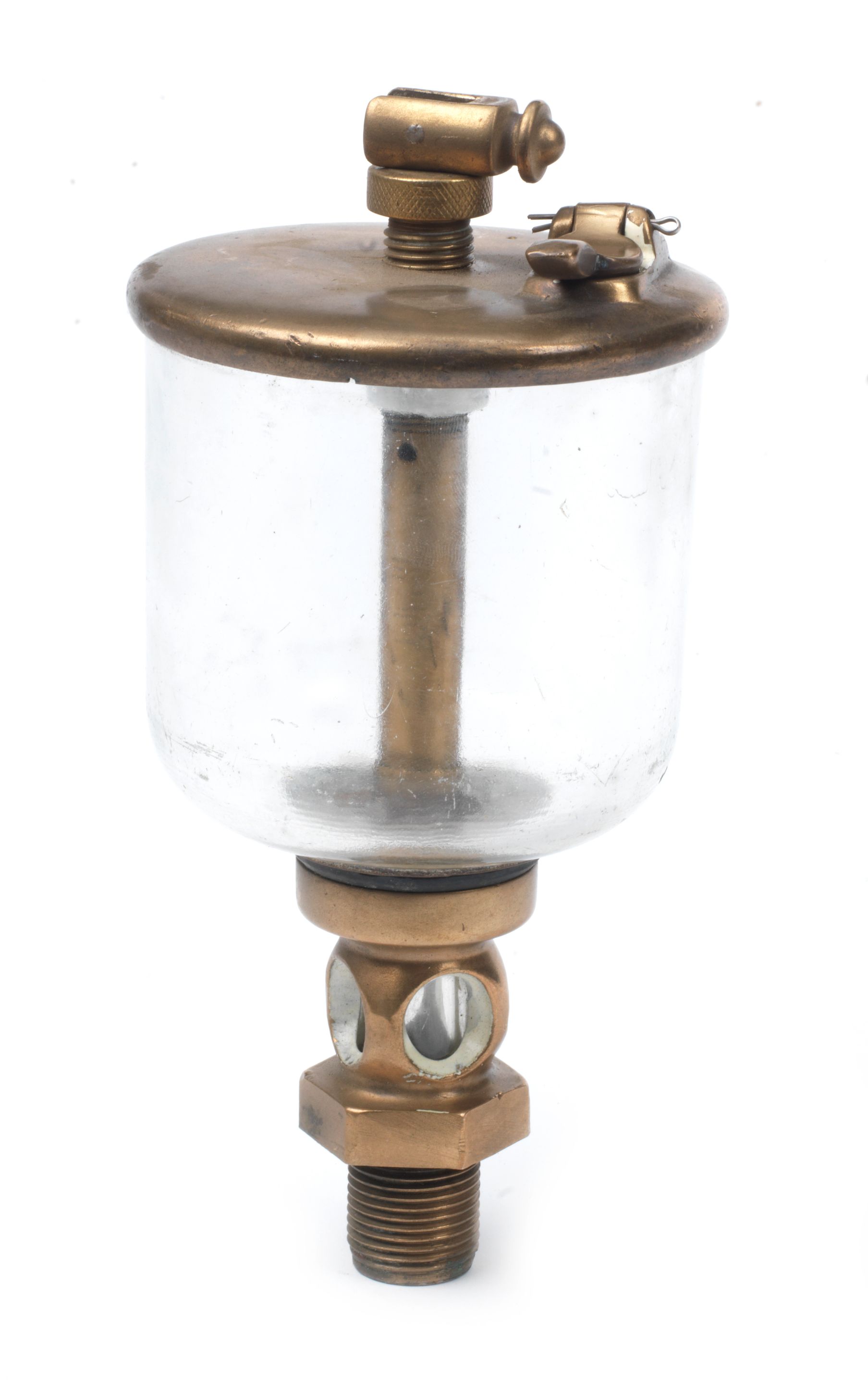 Bonhams Cars : A large drip-feed oil lubricator,