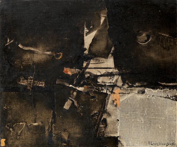 Bonhams : Yiannis Spyropoulos (Greek, 1912-1990) Phora C 54 x 64.8 ...