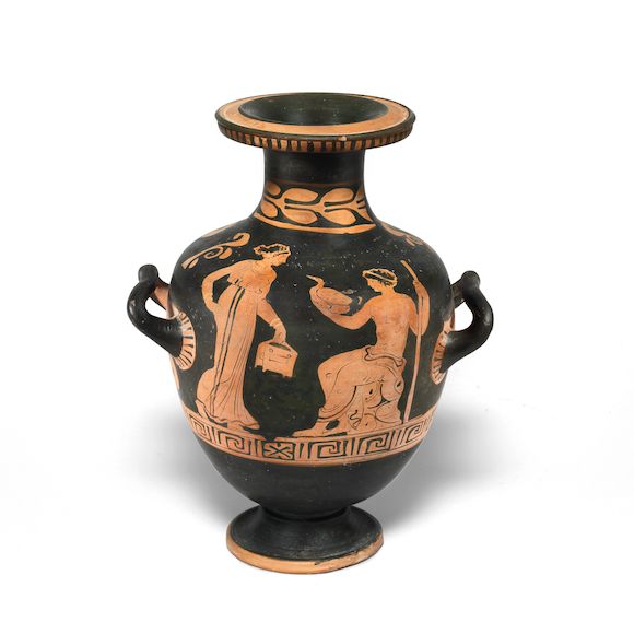 Bonhams : A Greek red-figure hydria