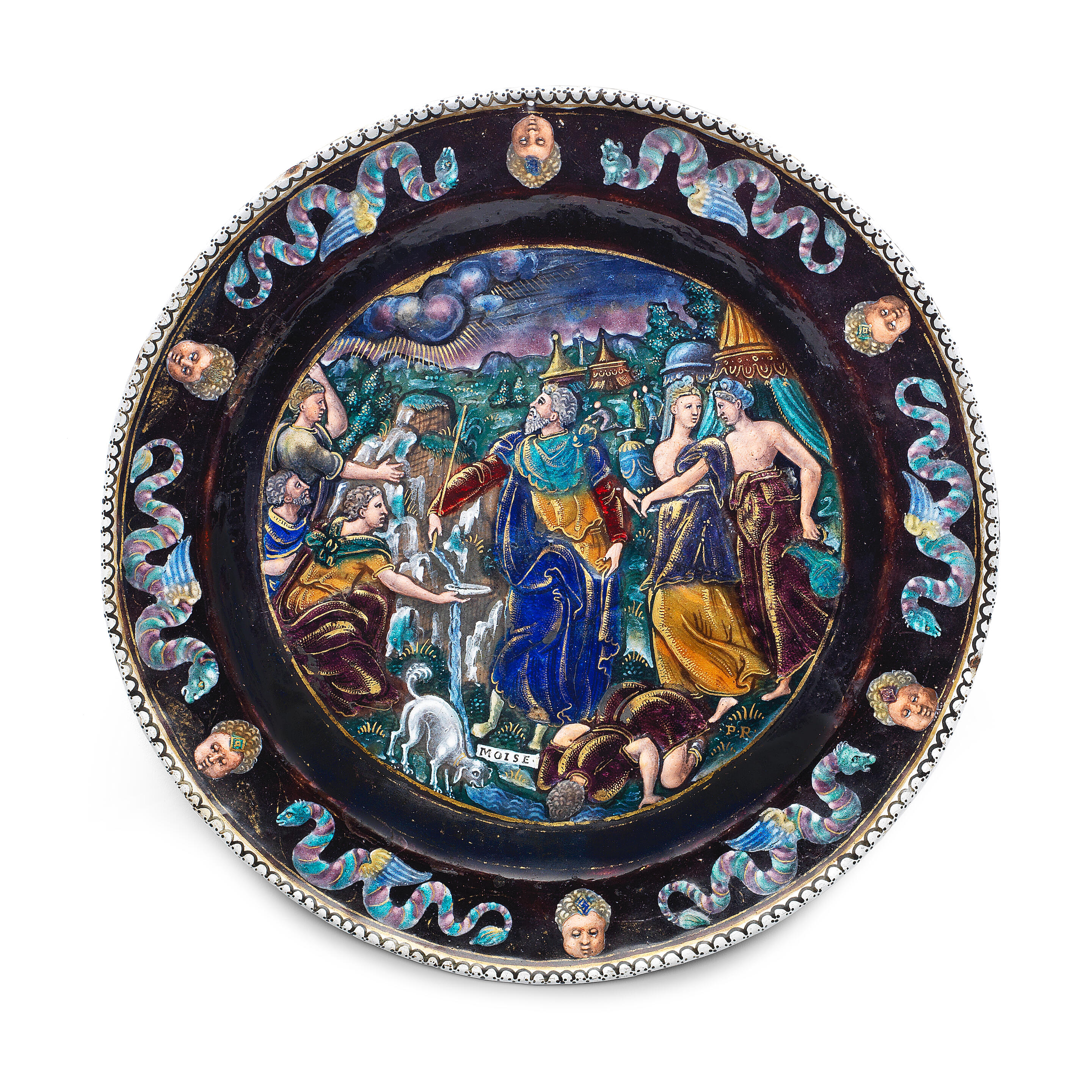 Bonhams : Possibly attributable to the successor of Pierre Reymond (1513-1584) A Limoges enamel ...