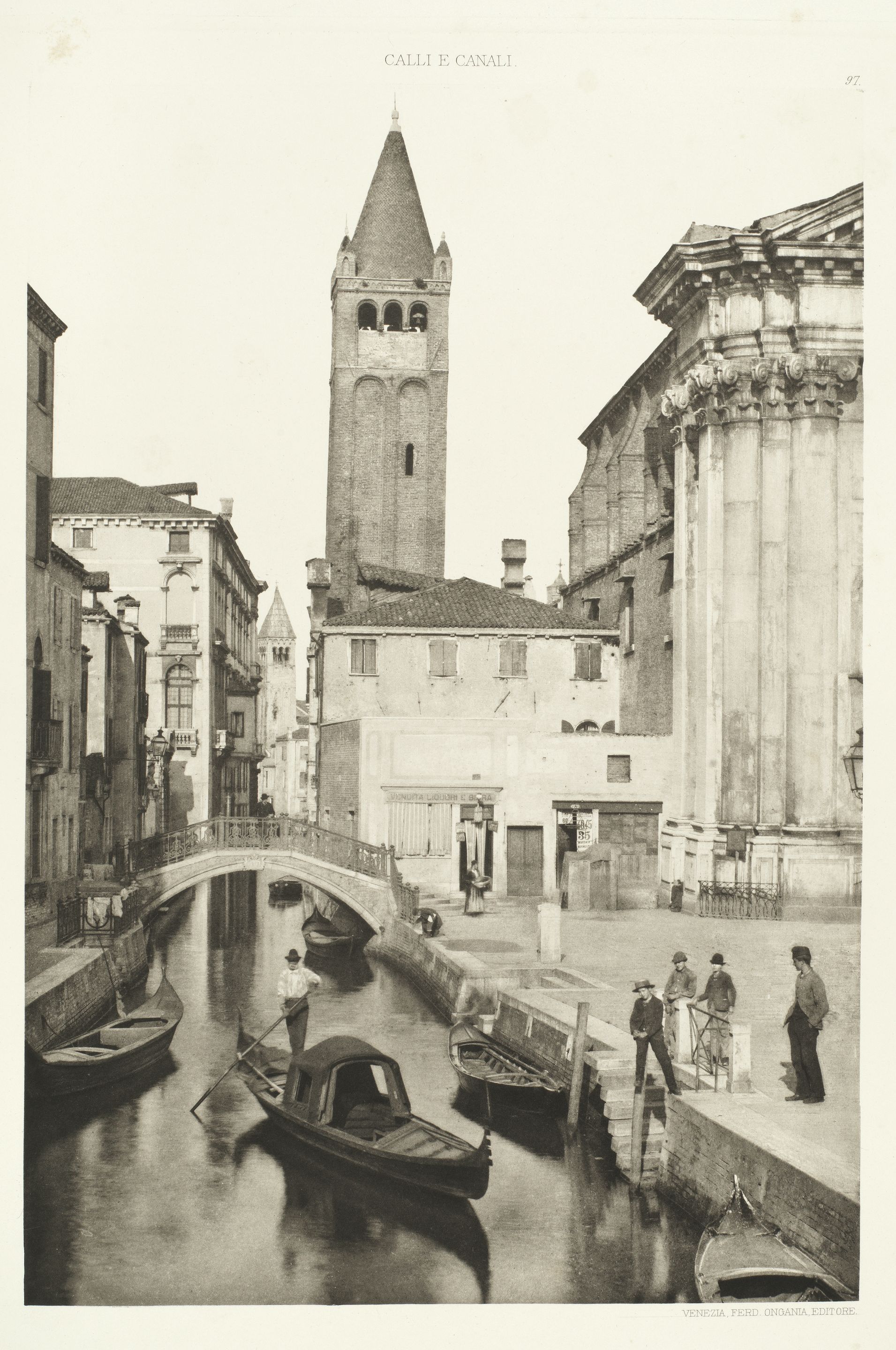 Bonhams : ITALY - VENICE ONGANIA (FERDINANDO) Streets and Canals in ...